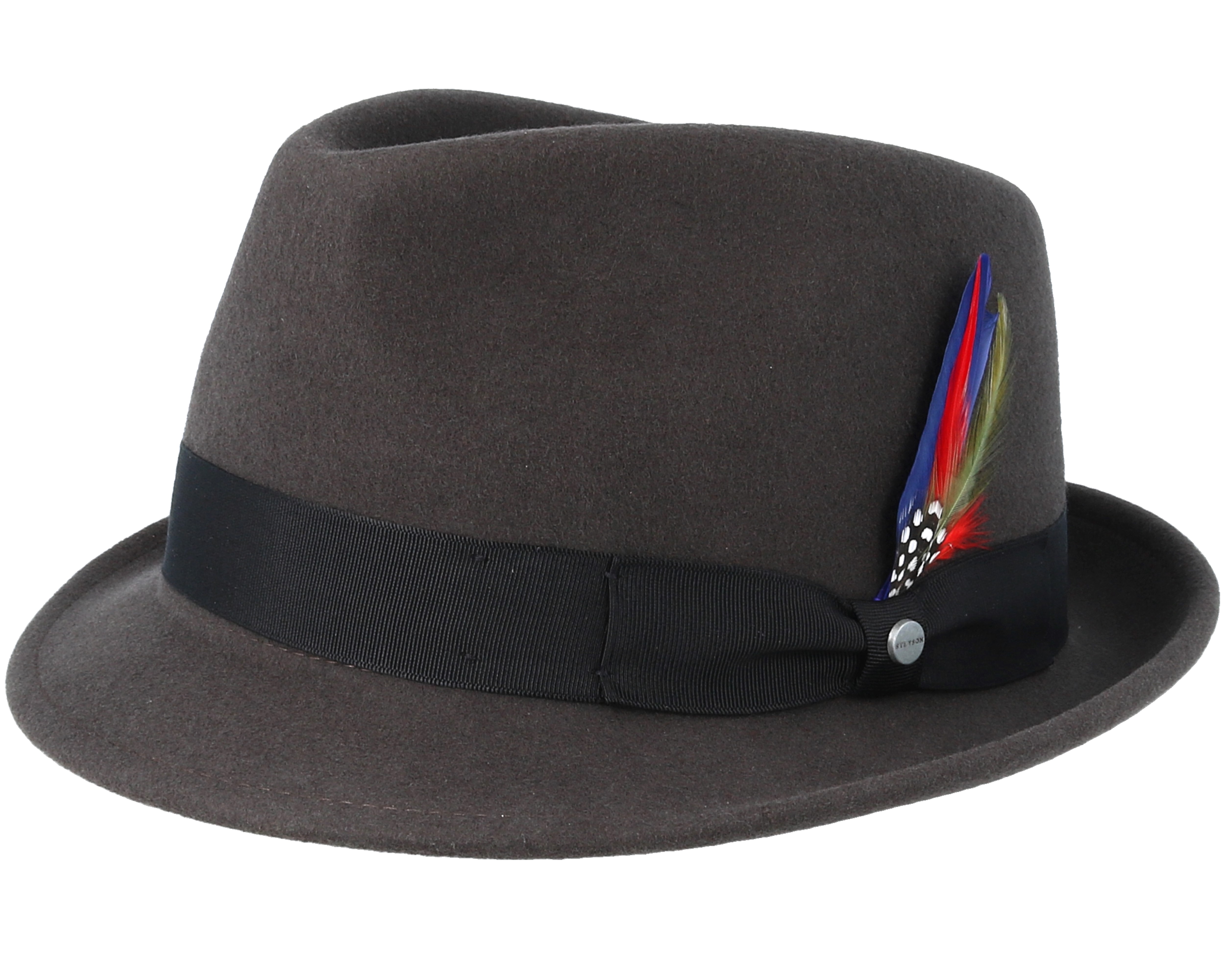 Woolfelt Dark Grey Trilby | Hatstoreworld.com