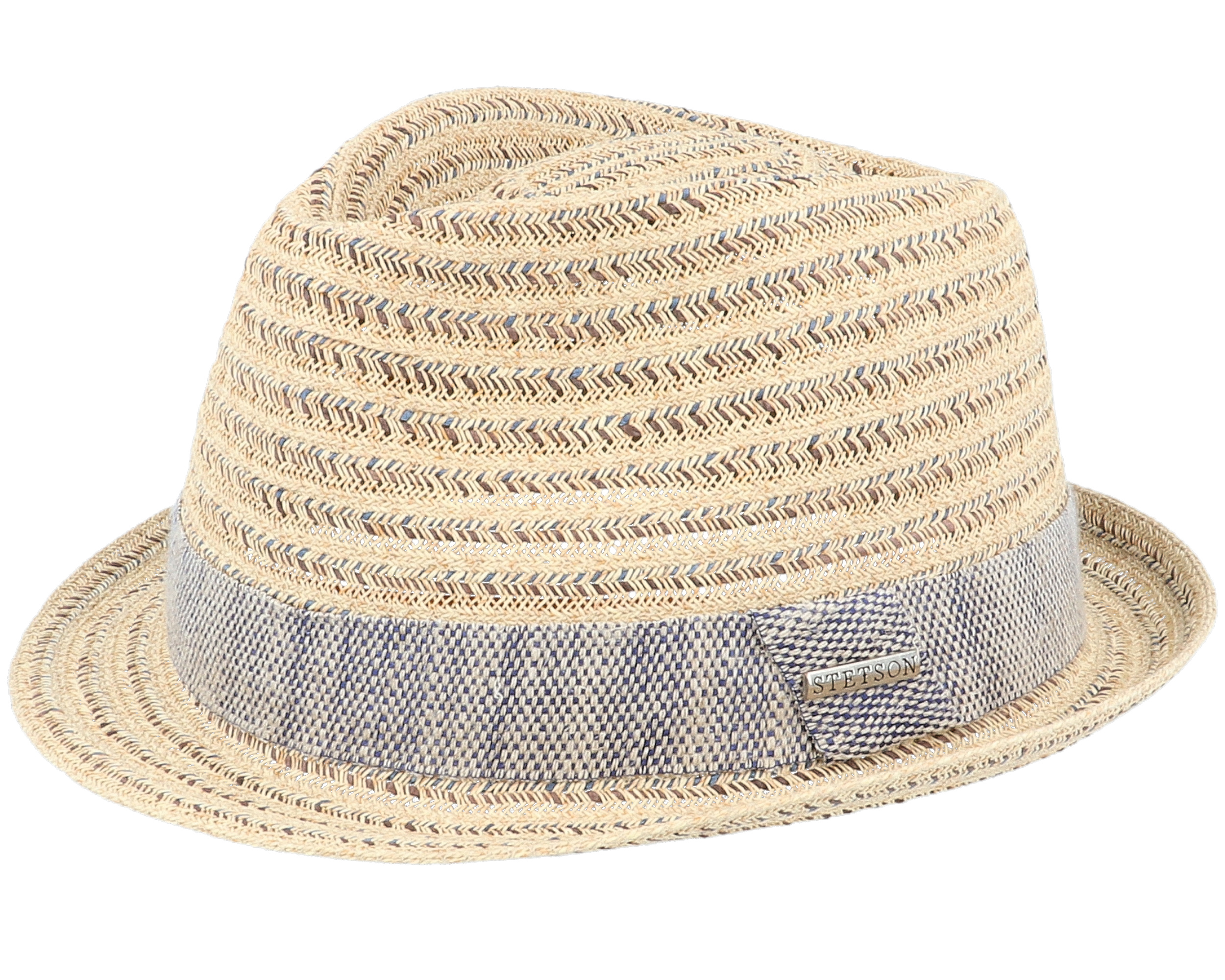Toyo Viscose Beige Straw Trilby - Stetson | Hatstoreworld.com