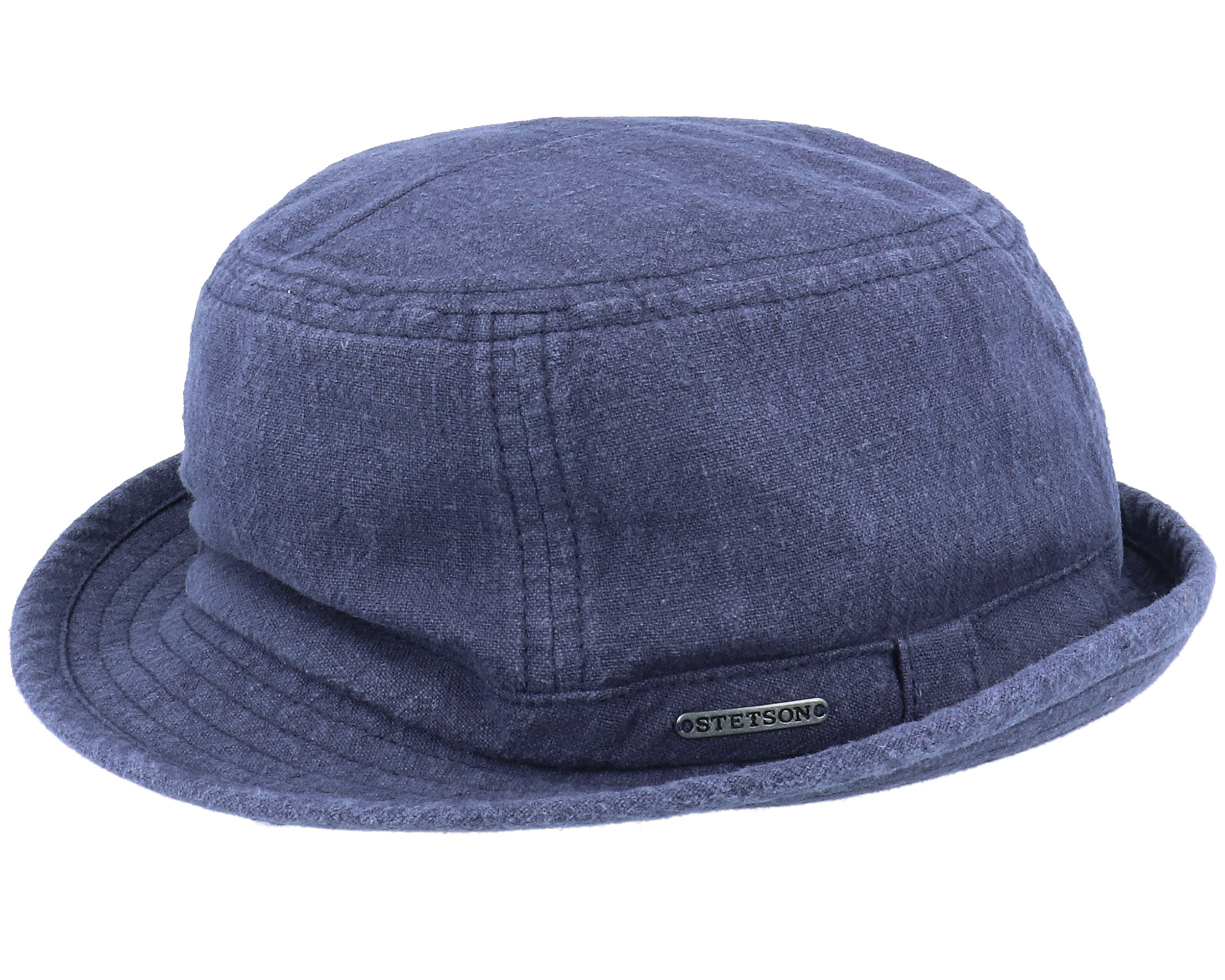 Ramie Navy Trilby | Hatstoreworld.com