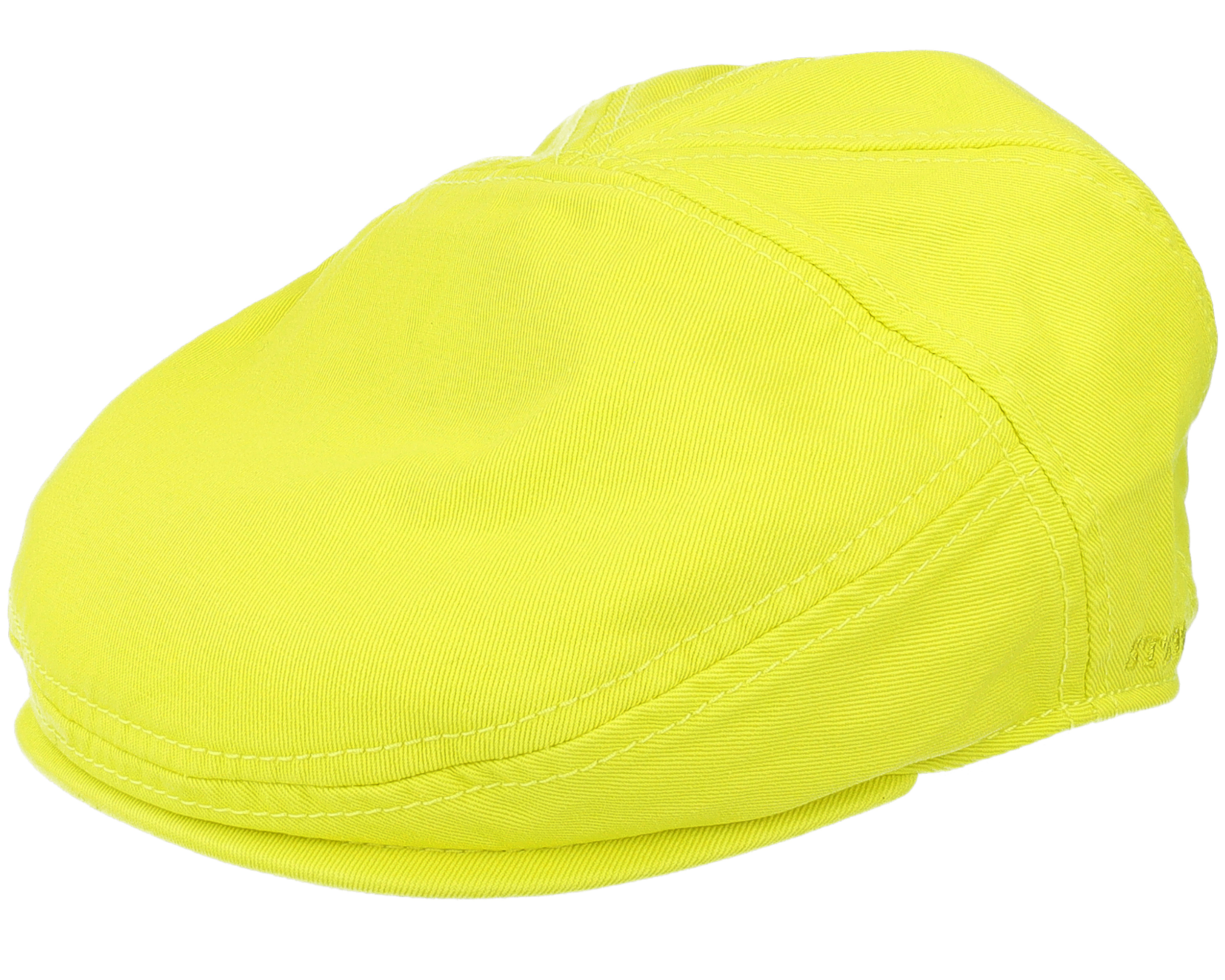 Ivy Cap Cotton Yellow Flat Cap - Stetson | Hatstoreworld.com