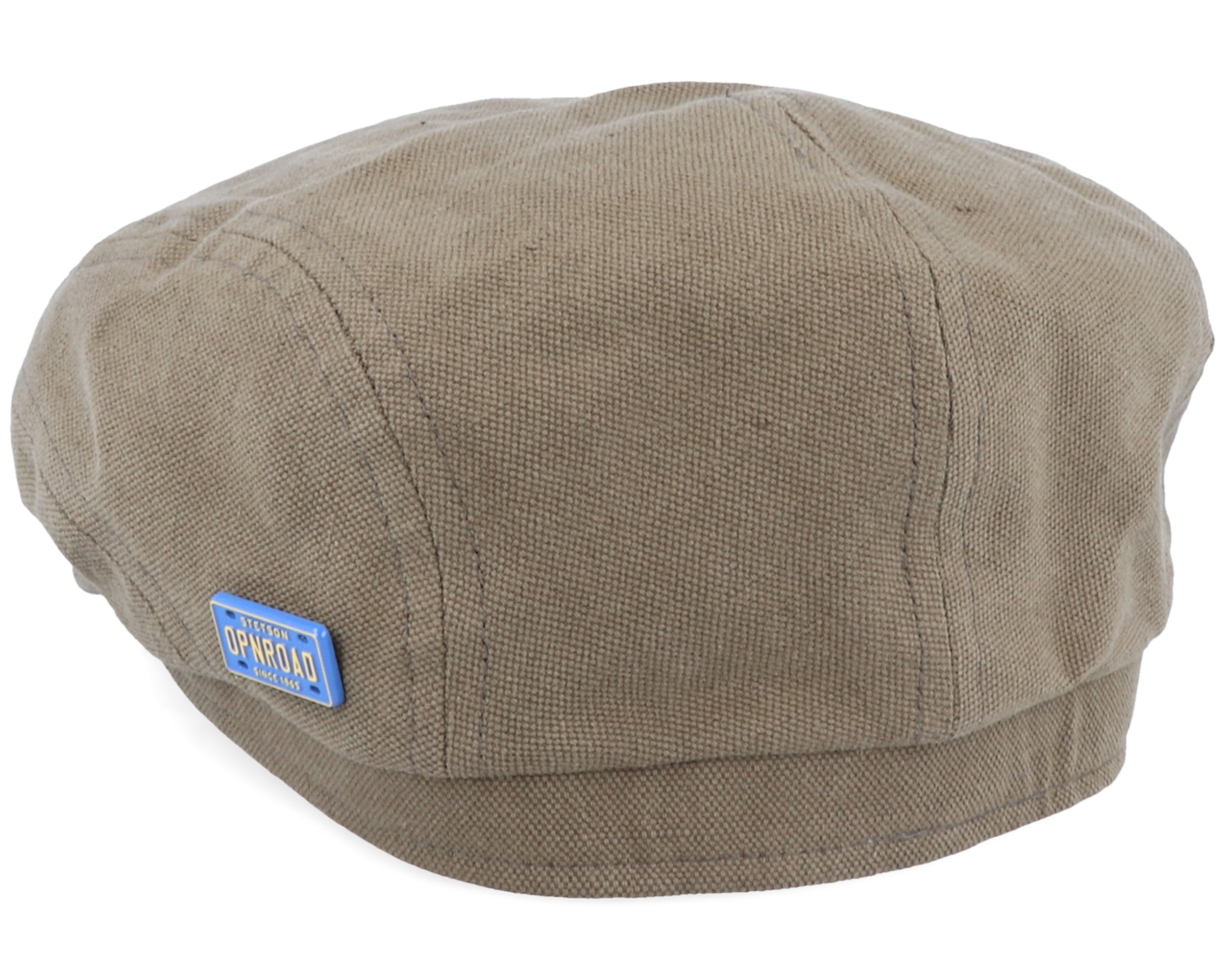 Driver Cotton/Linen Green Flat Cap - Stetson cap | Hatstoreworld.com