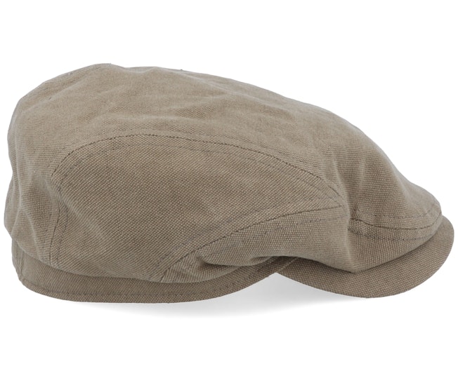 Driver Cotton/Linen Green Flat Cap - Stetson caps - Hatstoreworld.com