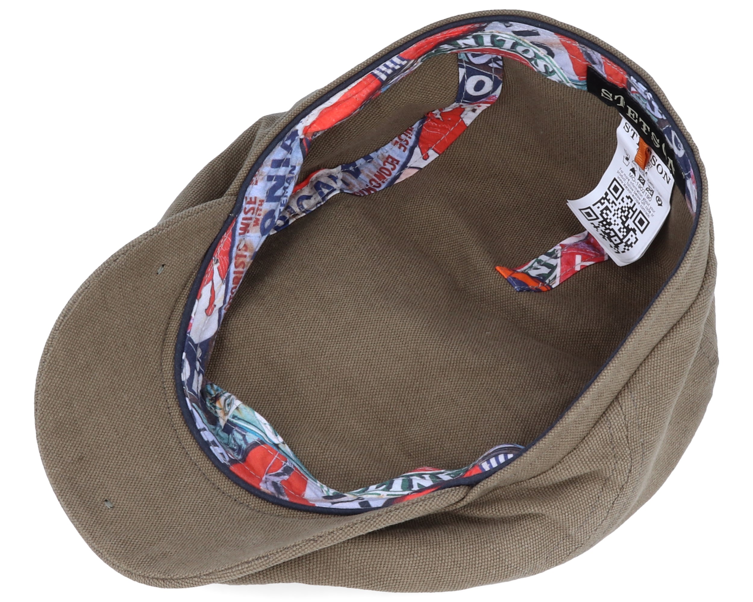 Driver Cotton/Linen Green Flat Cap - Stetson cap | Hatstoreworld.com