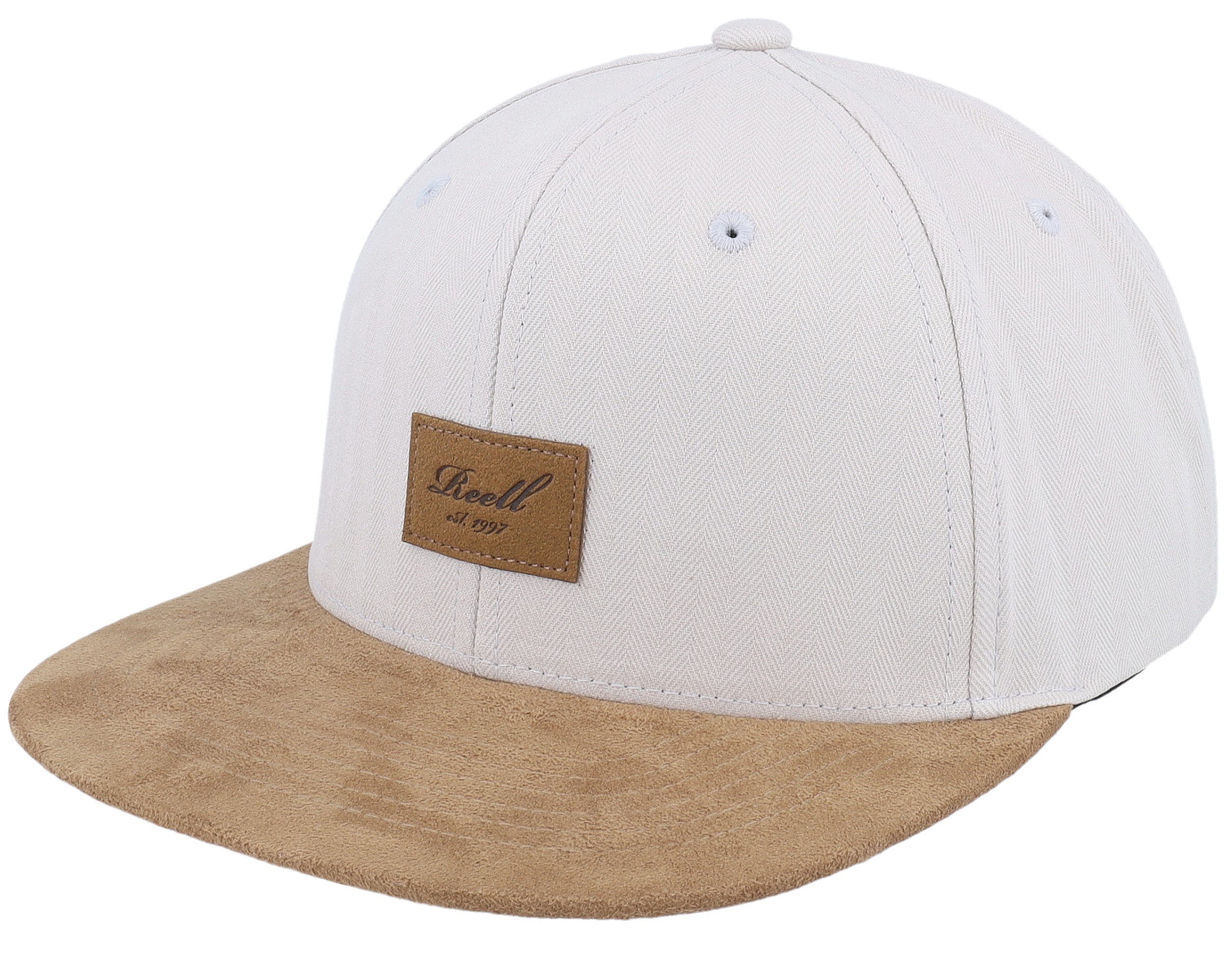 Suede Cap Ash Herringbone Snapback | Hatstoreworld.com