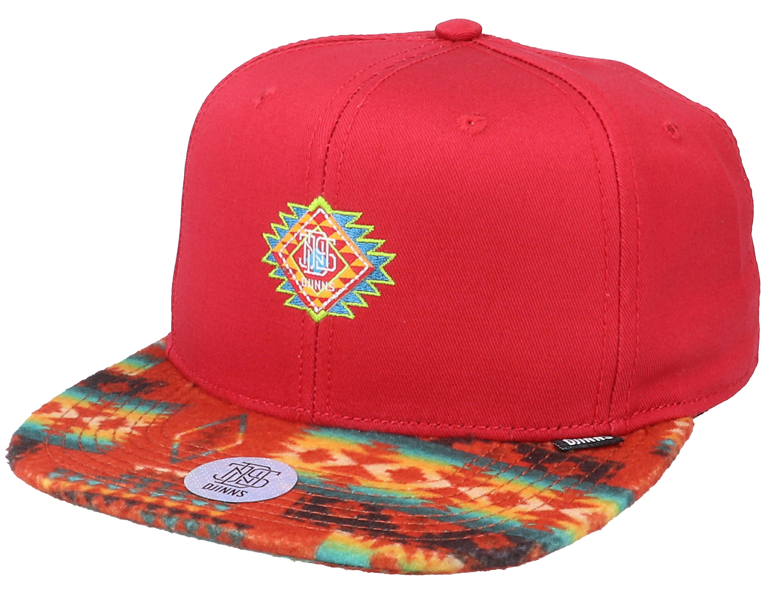 6P Sb Aztek Crown Dark Red Snapback | Hatstoreworld.com