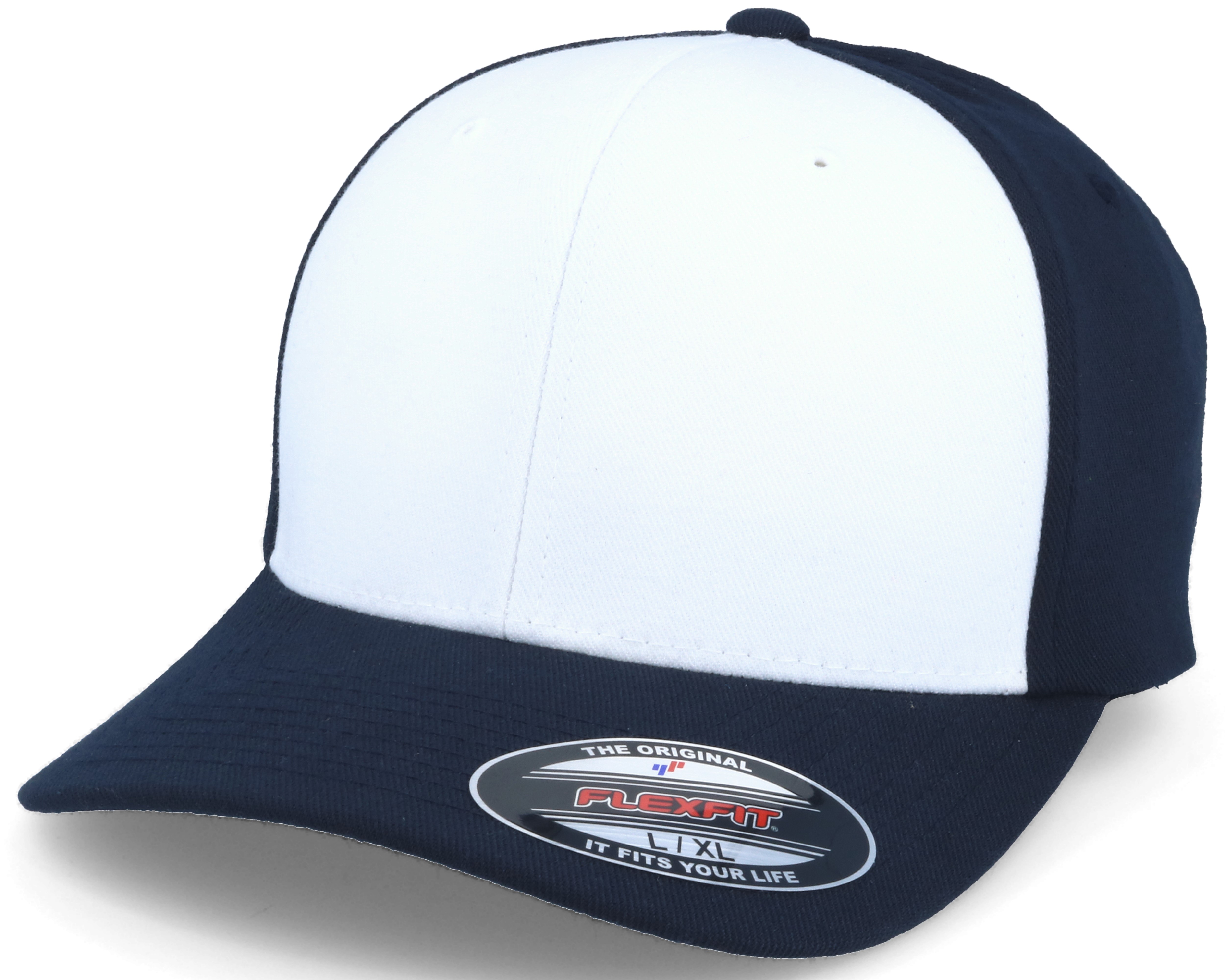 Performance White/Navy Flexfit - Flexfit | Hatstoreworld.com