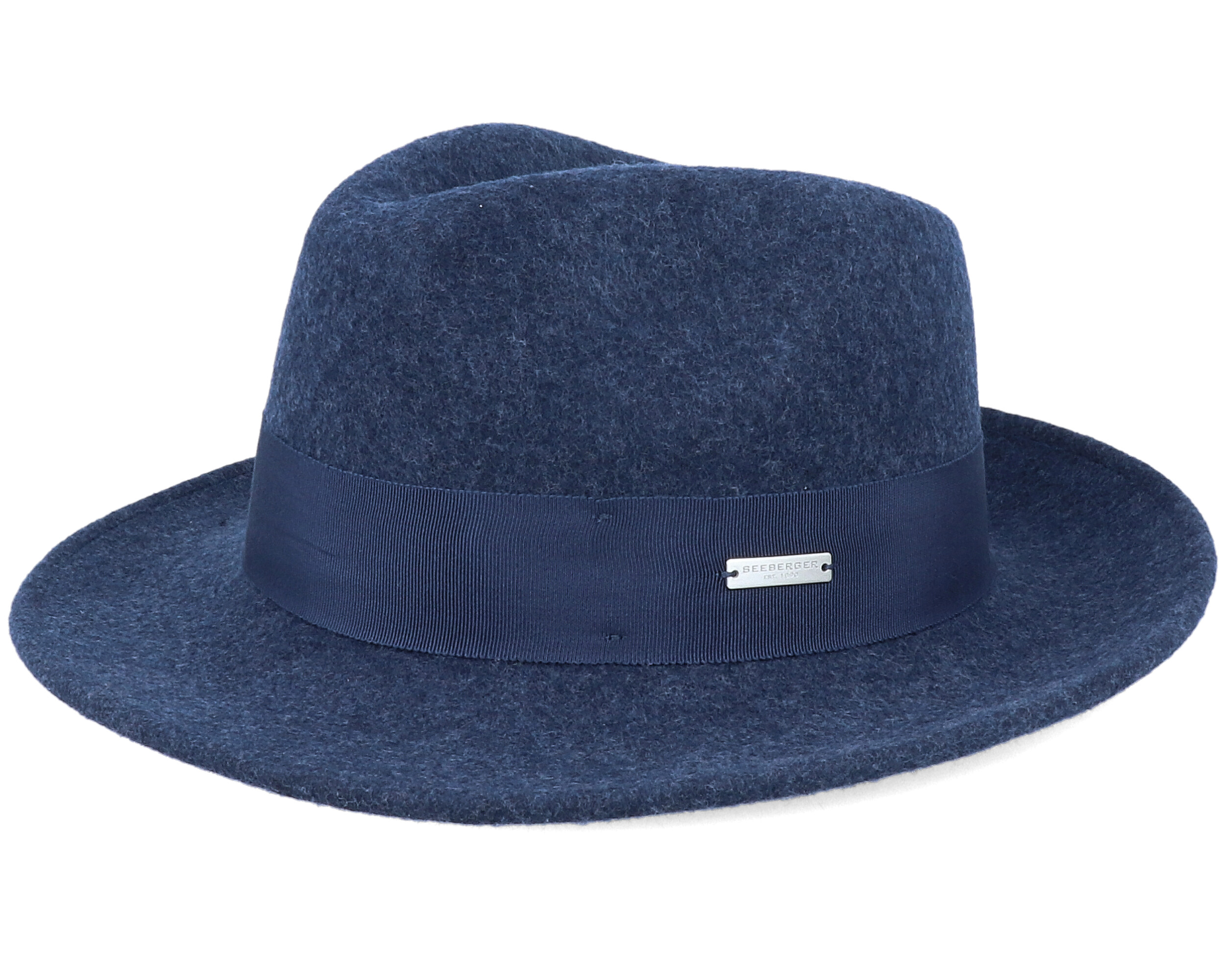 Felt Navy Fedora | Hatstoreworld.com