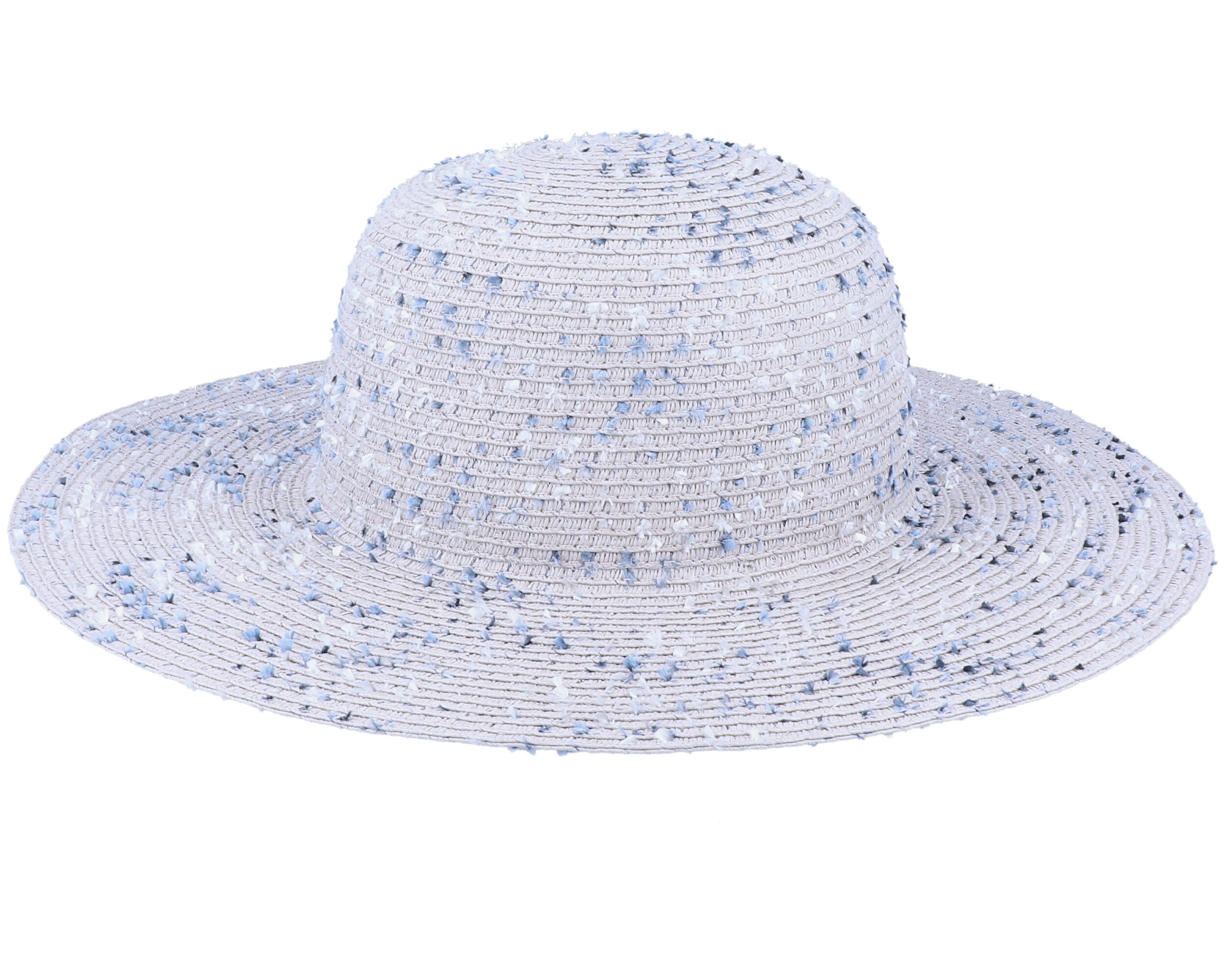 Floppy With Colorful Yarn Spots Smoke Grey Sun Hat - Seeberger ...