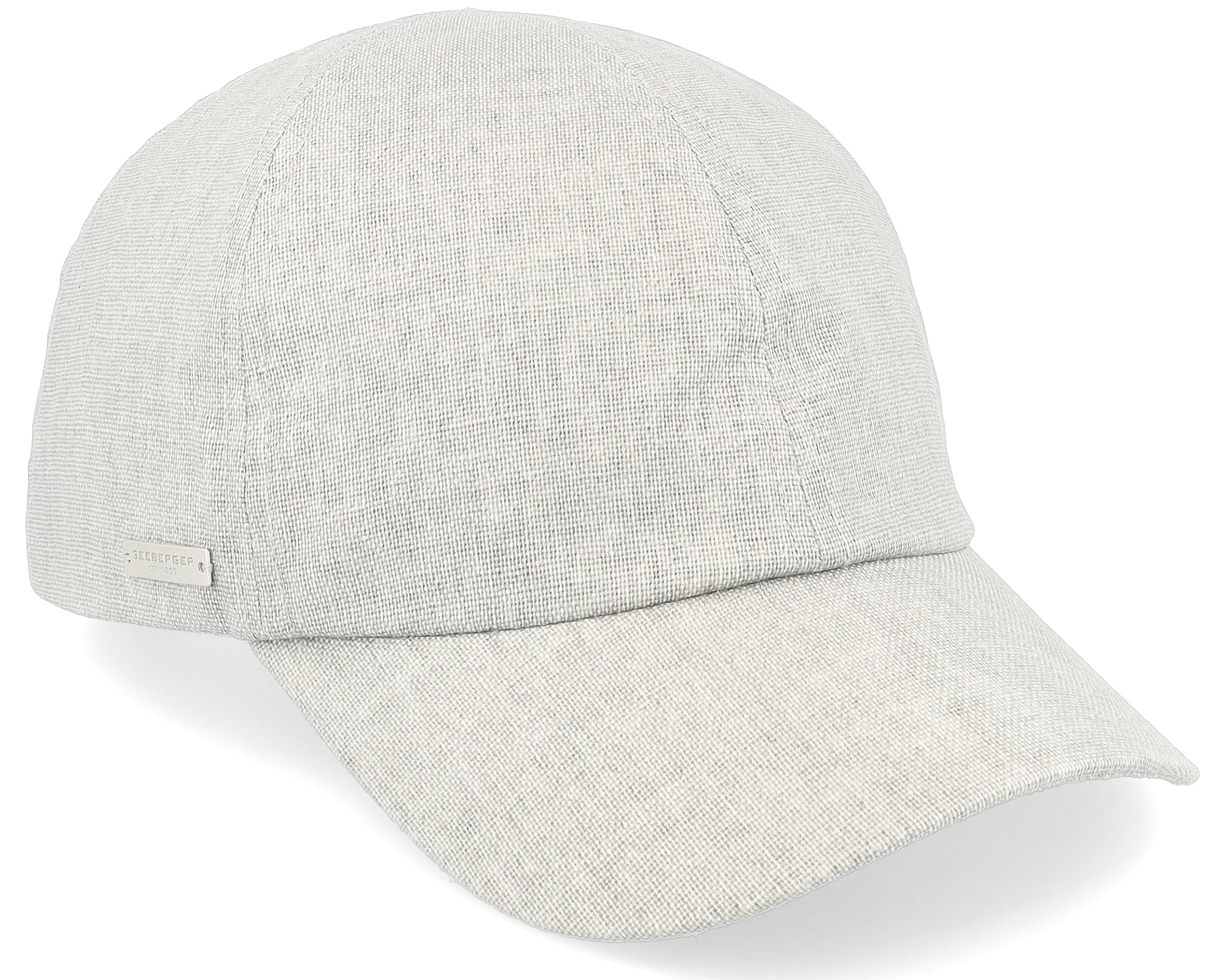 Cap In Cotton Linen Fabric Smoke Gray Dad Cap | Hatstoreworld.com