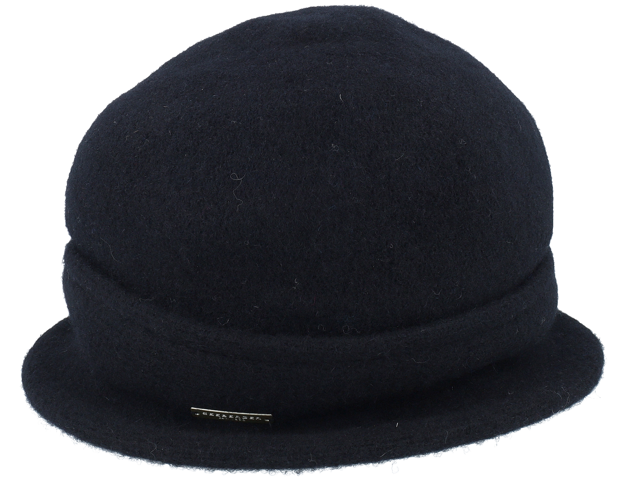Walk Bell Ribbon Black Cloche - Seeberger | Hatstoreworld.com