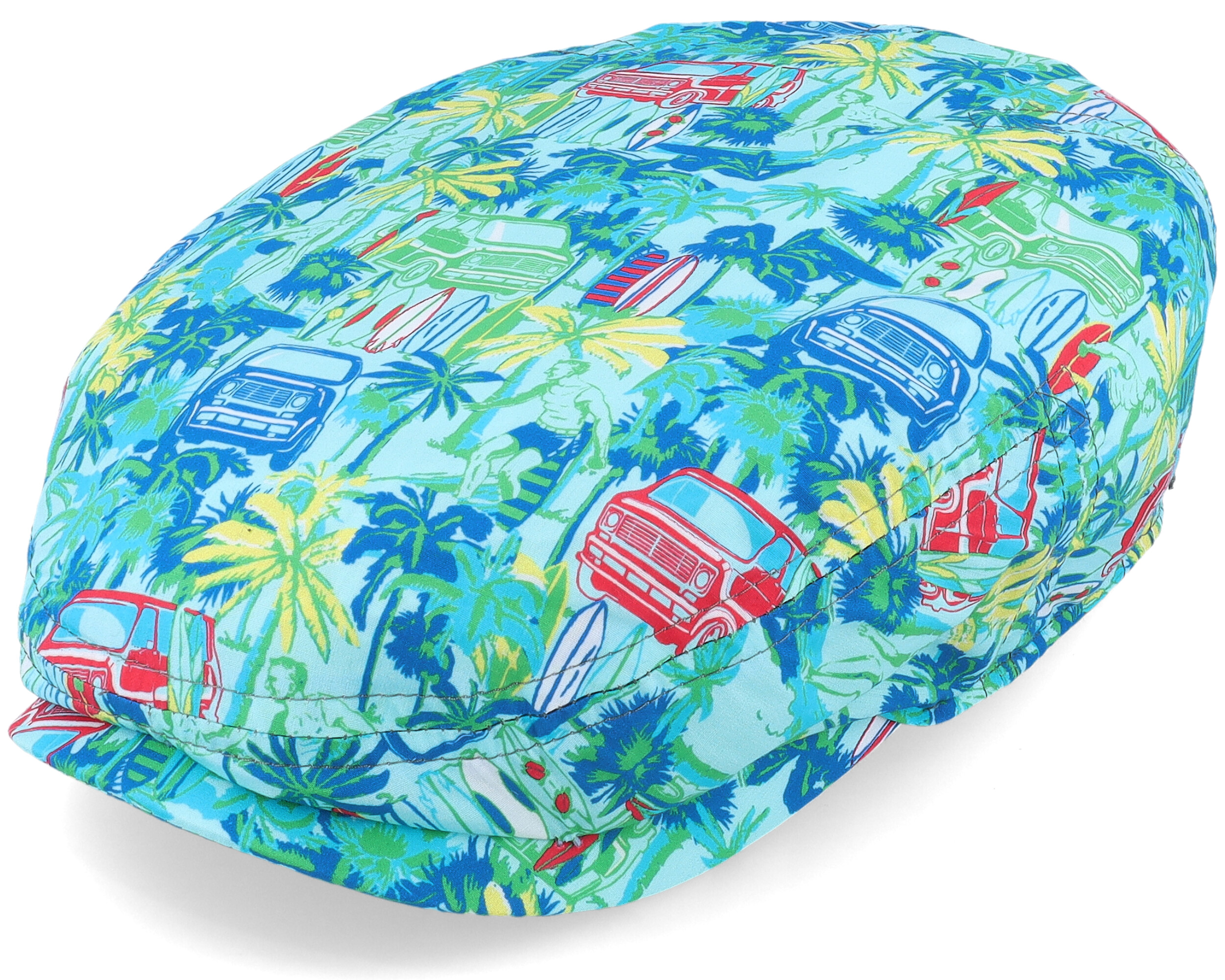 Kent Cotton Vanlife Blue Flat Cap | Hatstoreworld.com