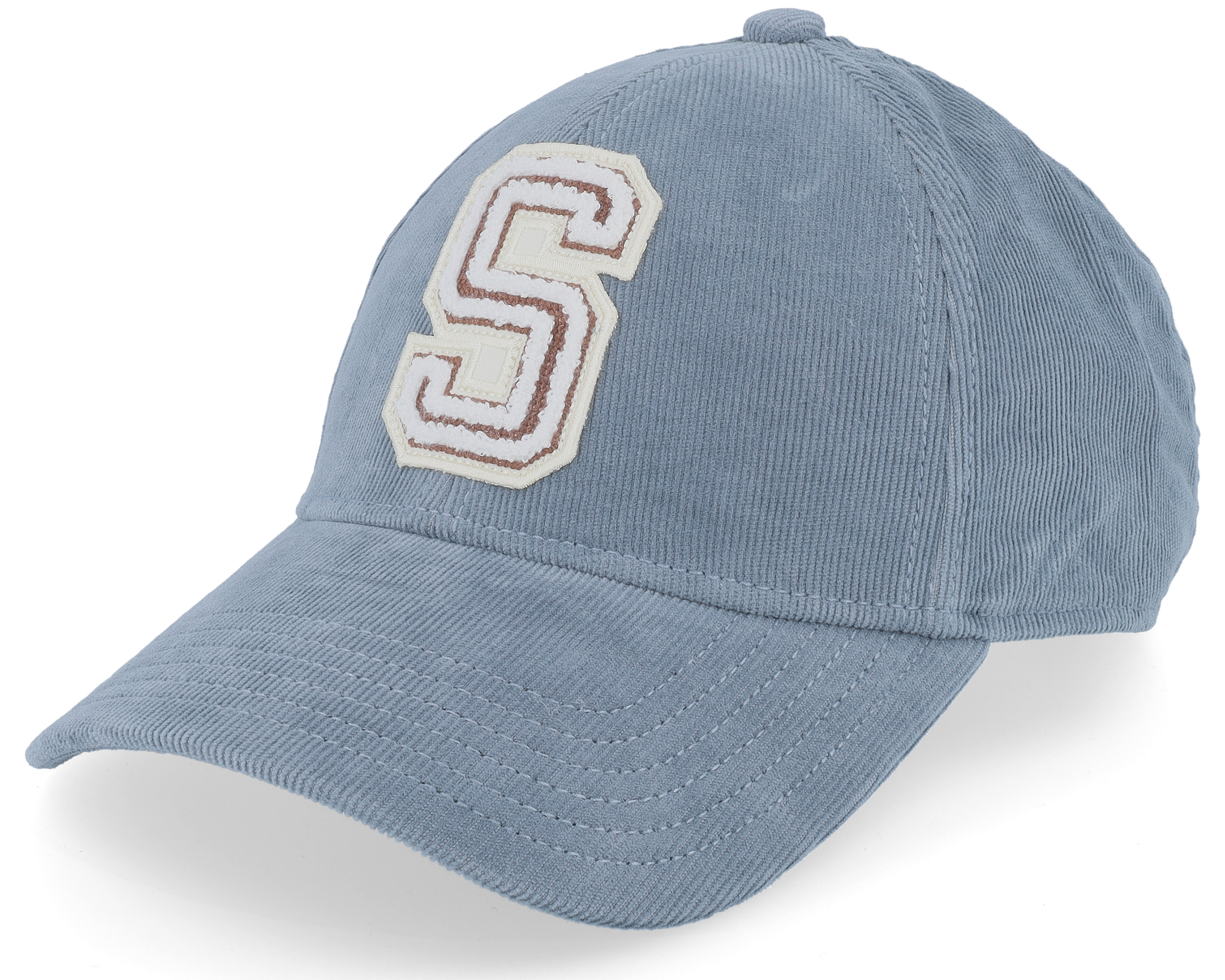Baseball Cap Sustainable Corduroy Blue Adjustable | Hatstoreworld.com