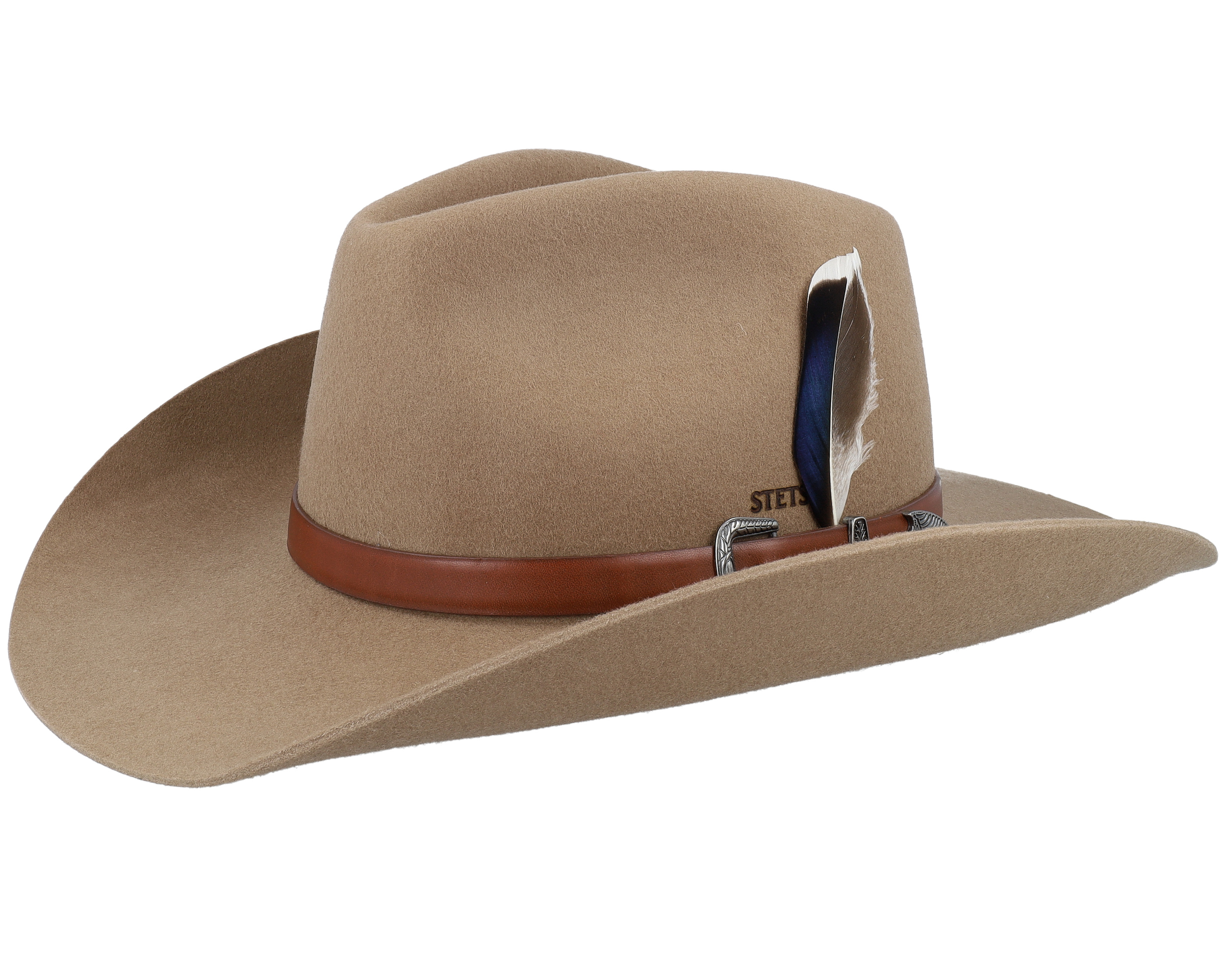 Woolfelt Light Almond Western - Stetson | Hatstore.com