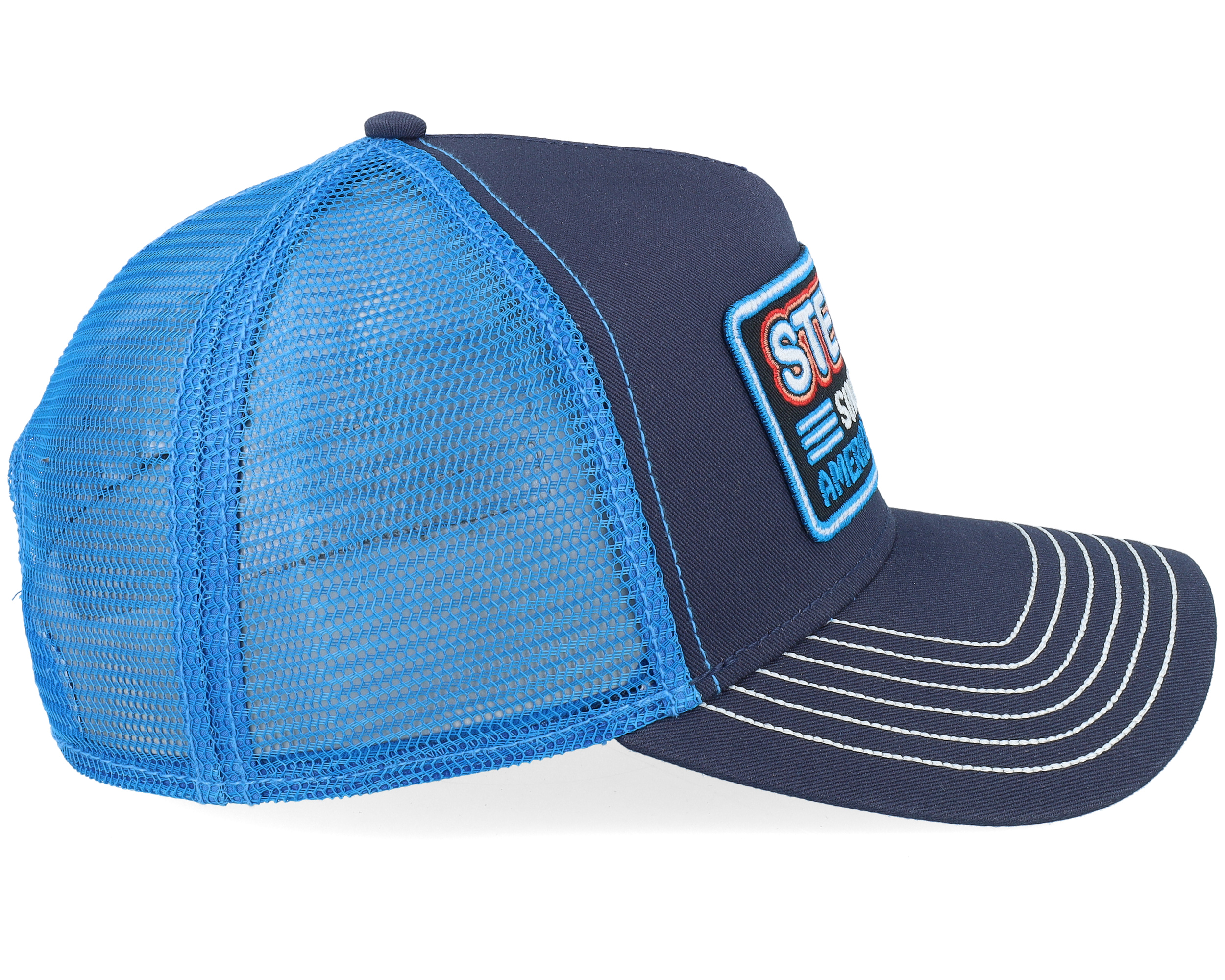 Glow In The Dark Blue A-Frame Trucker - Stetson | Hatstore.com