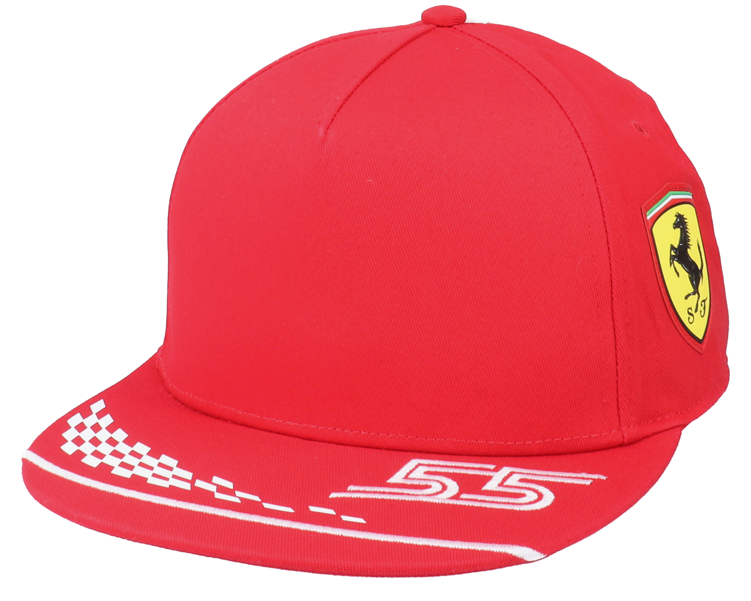 Kids Ferrari Sf Rp Sainz Cap Red Snapback | Hatstoreworld.com