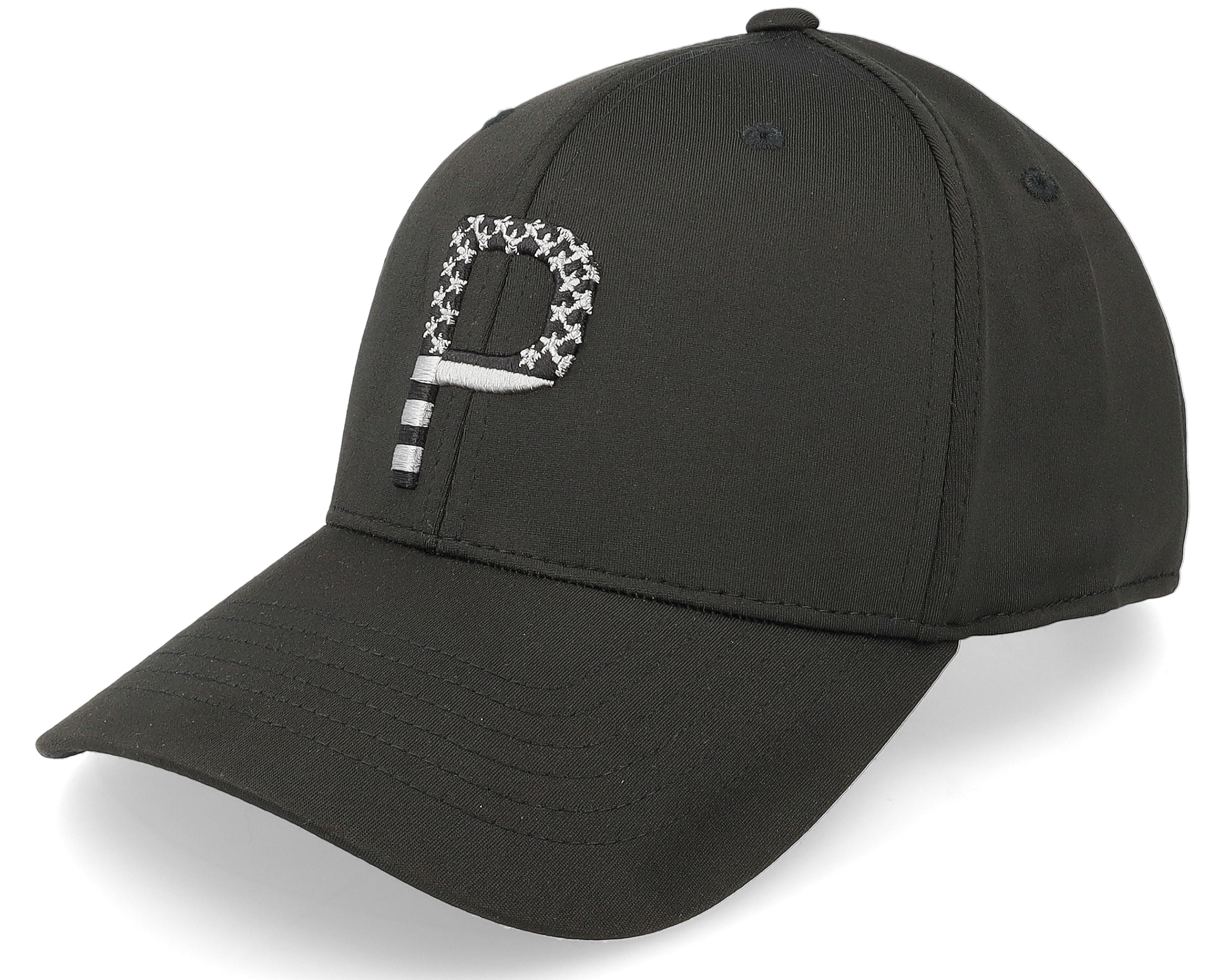 Pars & Stripes P Cap Black Adjustable - Puma | Hatstoreworld.com