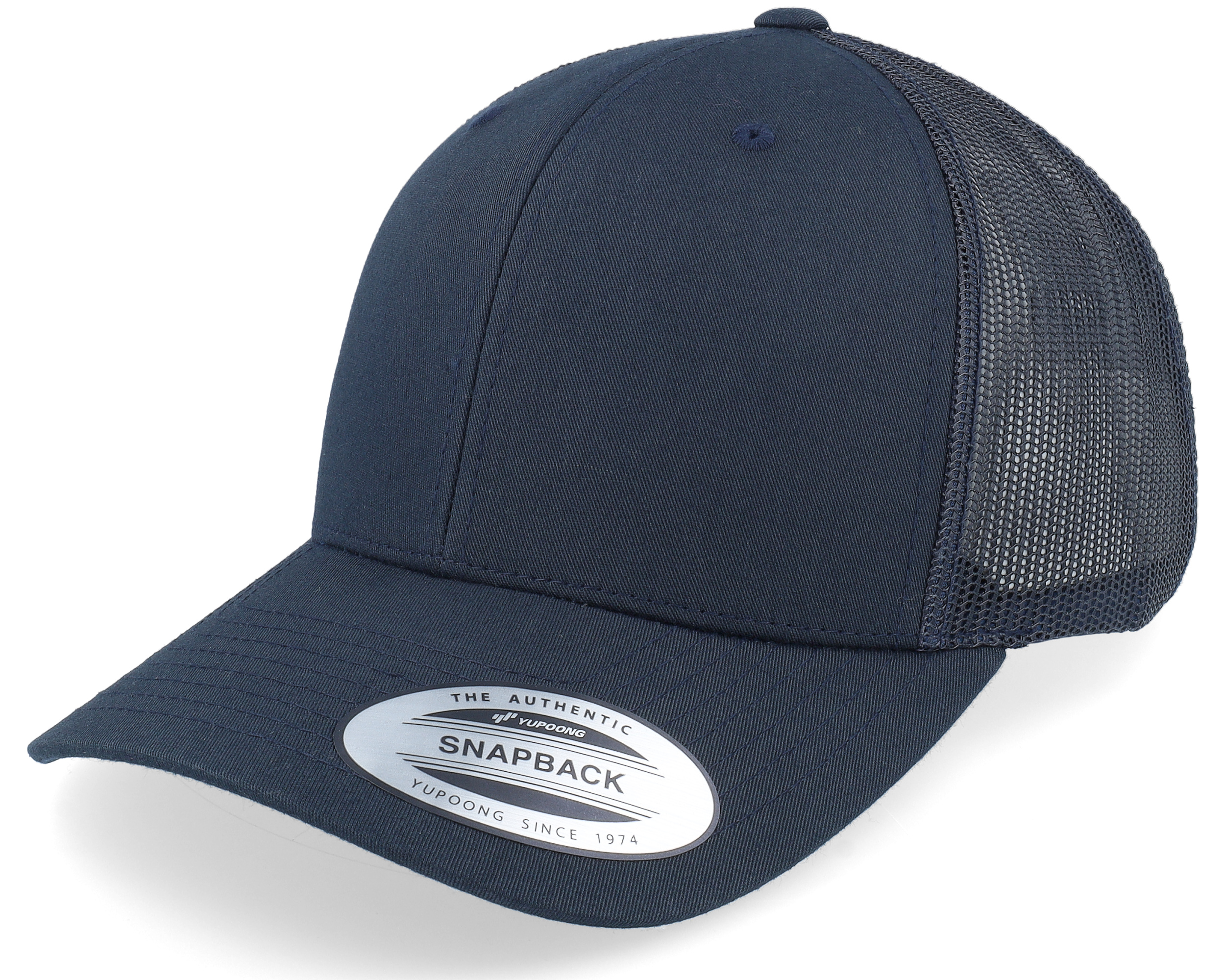 Retro Dark Navy Trucker - Yupoong | Hatstoreworld.com