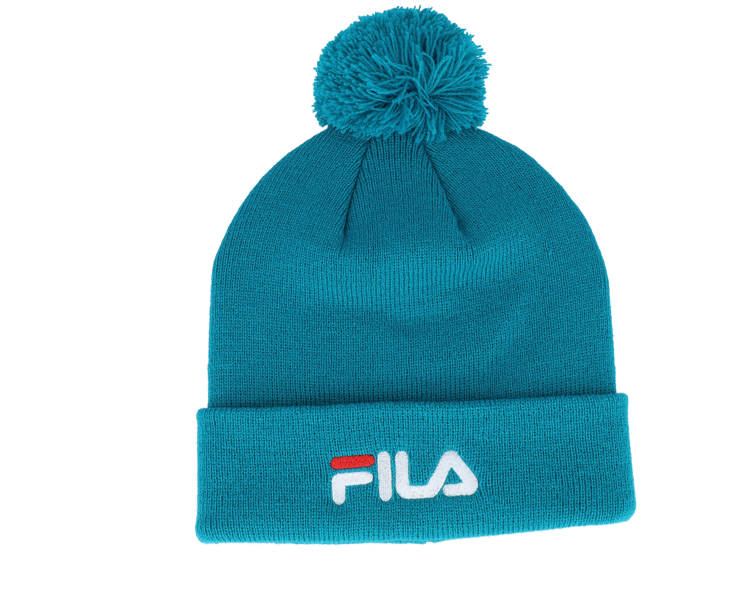 Kids Basuo Beanie With Pompon Exotic Plume Pom Fila