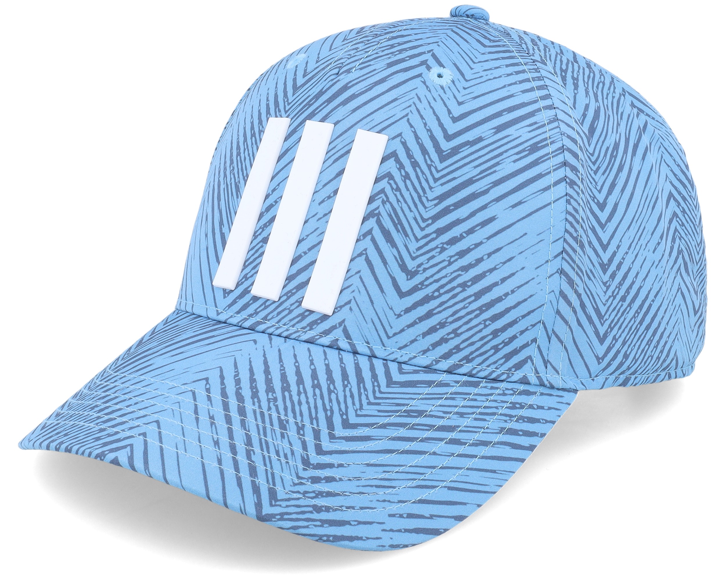 Tour 3 Stripe Semi Blue Burst Adjustable | Hatstoreworld.com