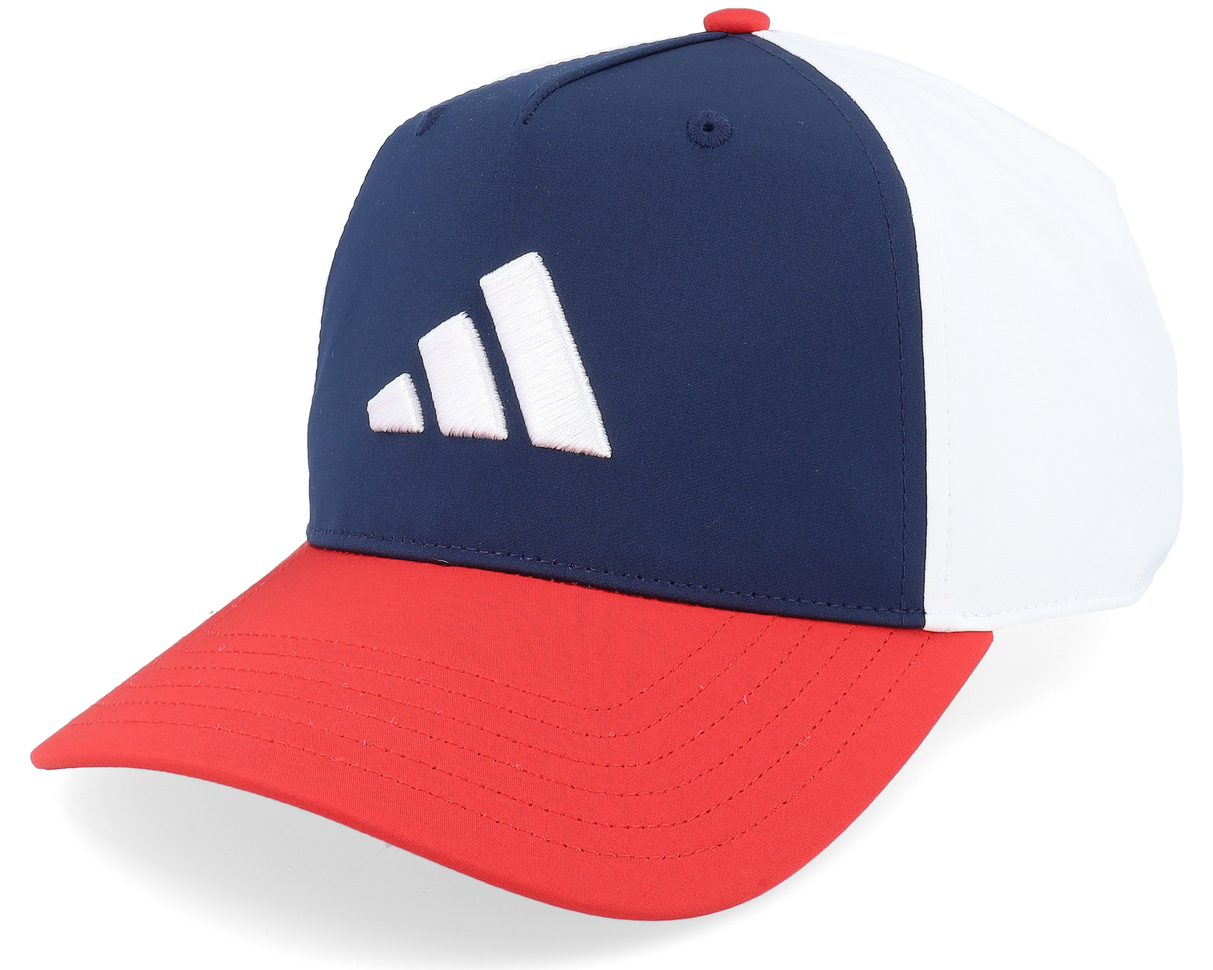 Colorblock Hat Collegiate Navy/Red/White A-Frame Adjustable - Adidas ...