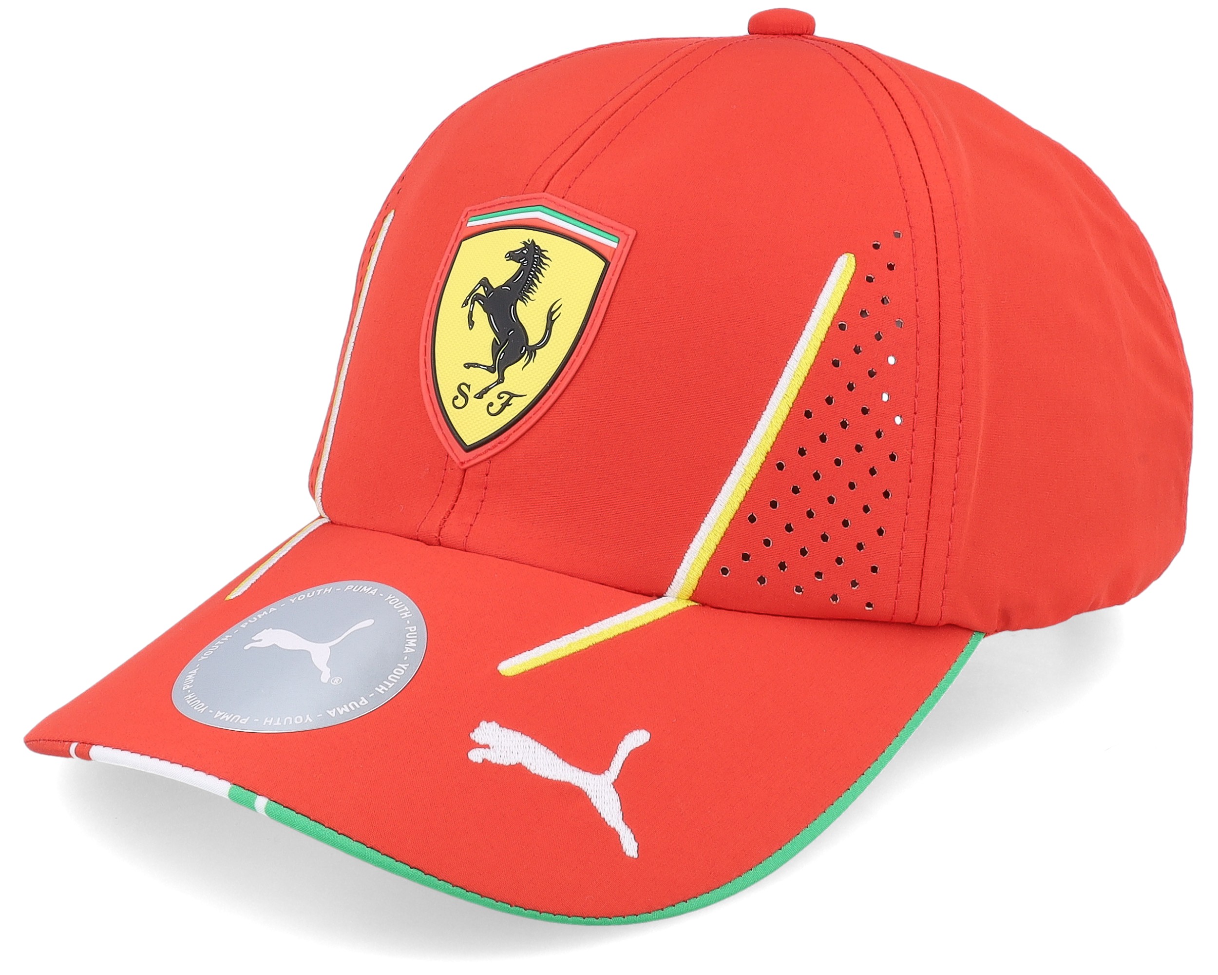 Kids Ferrari F1 24 Puma Team Burnt Red Adjustable - Hatstore.se