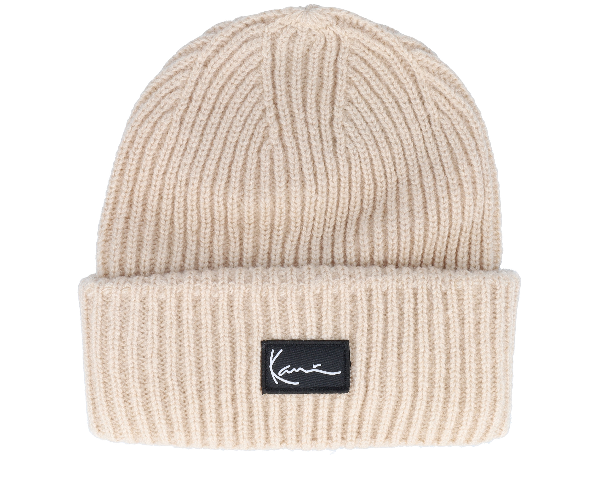 Woven Signature Cozy Beanie Cream Cuff | Hatstoreworld.com