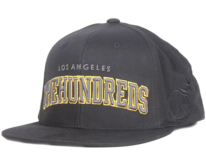 Player Black Snapback - The Hundreds | Hatstoreworld.com