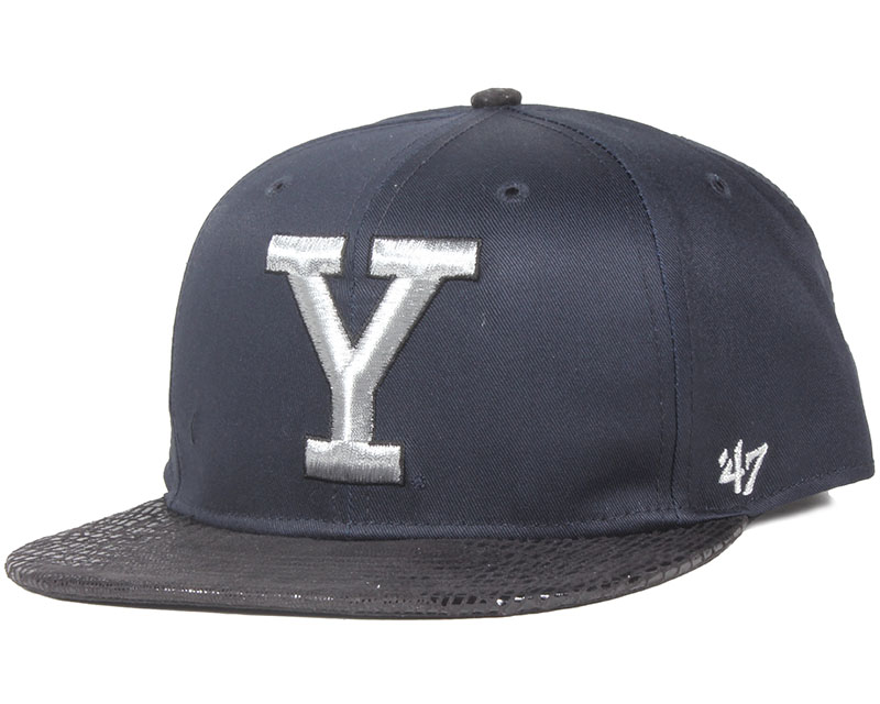 Yale University Juli Gunk Black/Silver Strapback | Hatstoreworld.com