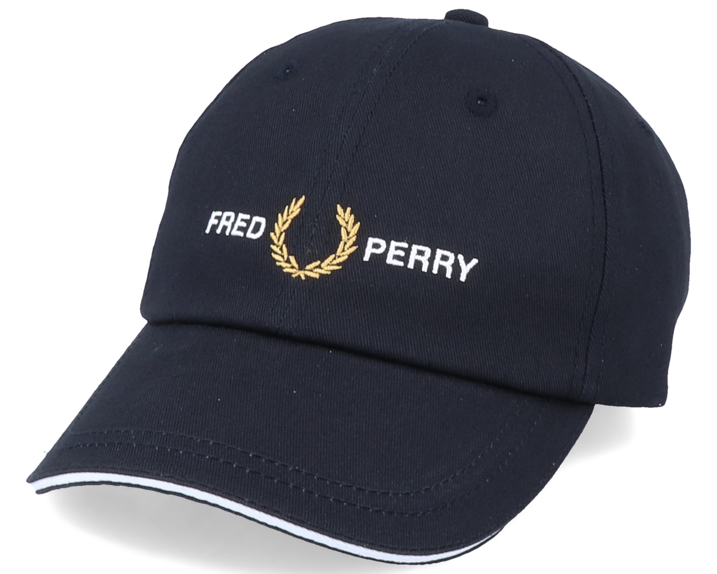 Graphic Black/White Flexfit - Fred Perry | Hatstoreworld.com