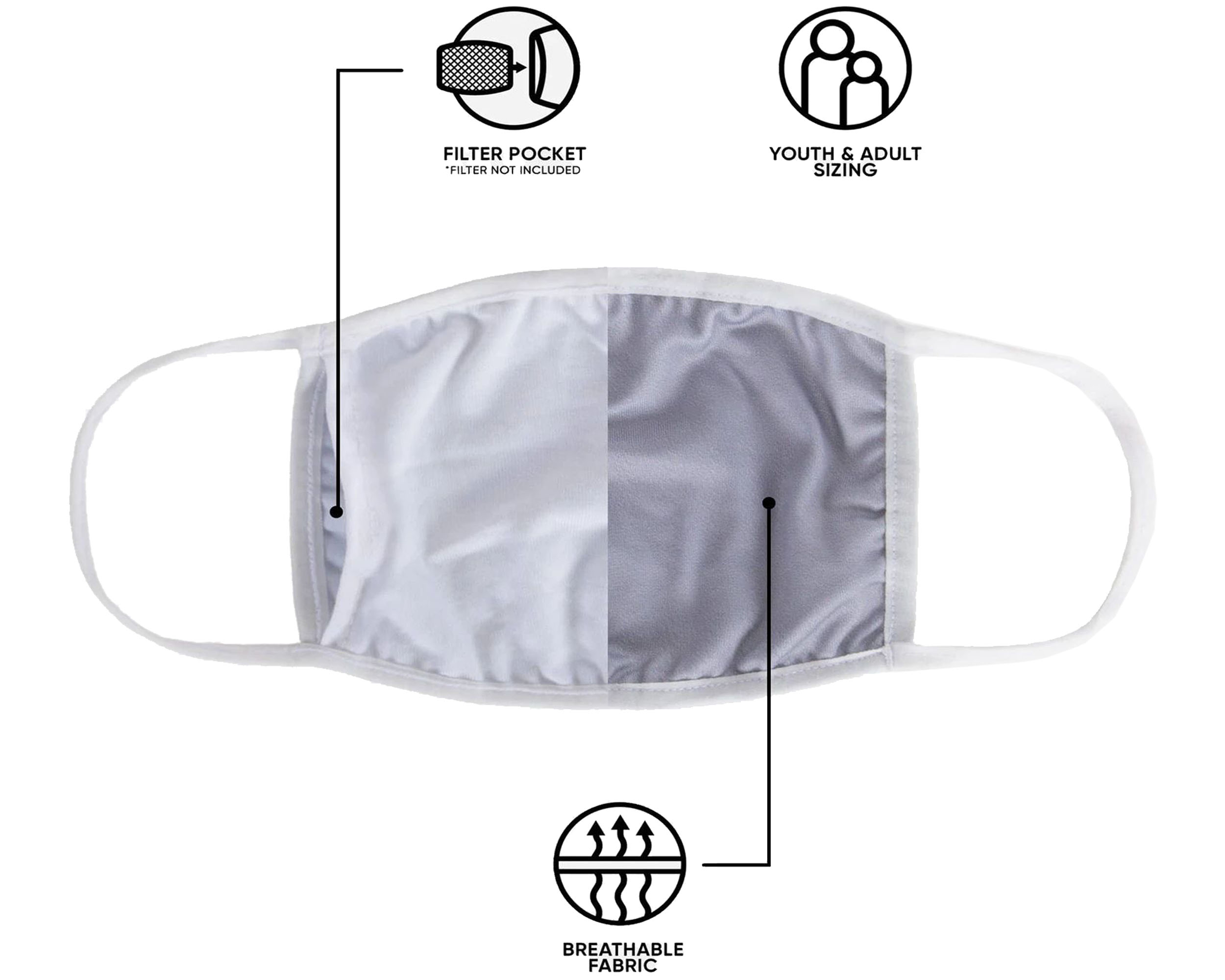 Vancouver Canucks 3-Pack NHL Navy Face Mask - Foco face mask ...