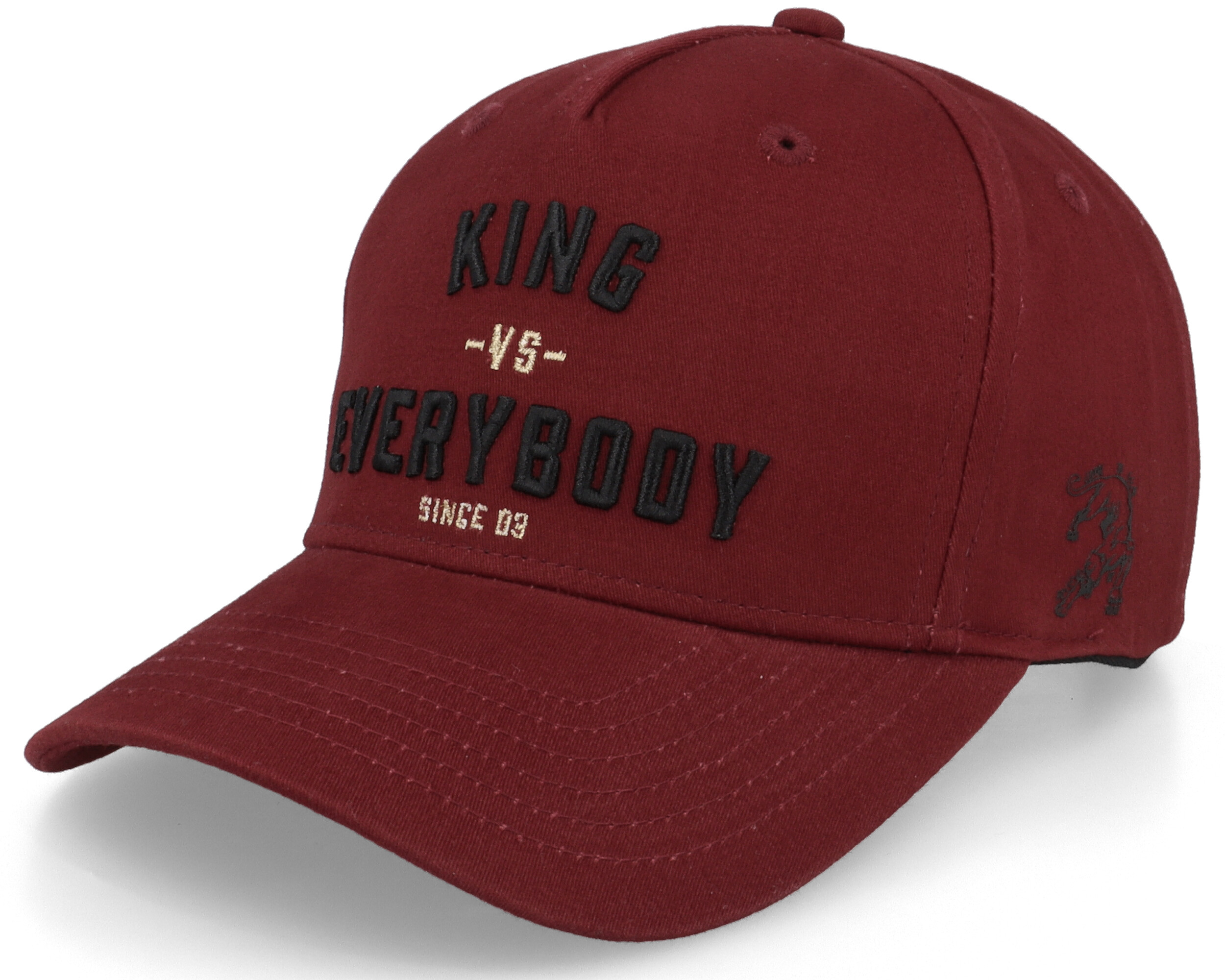 Whitechapel Varsity Curved Peak Cap Oxblood Adjustable - King Apparel ...