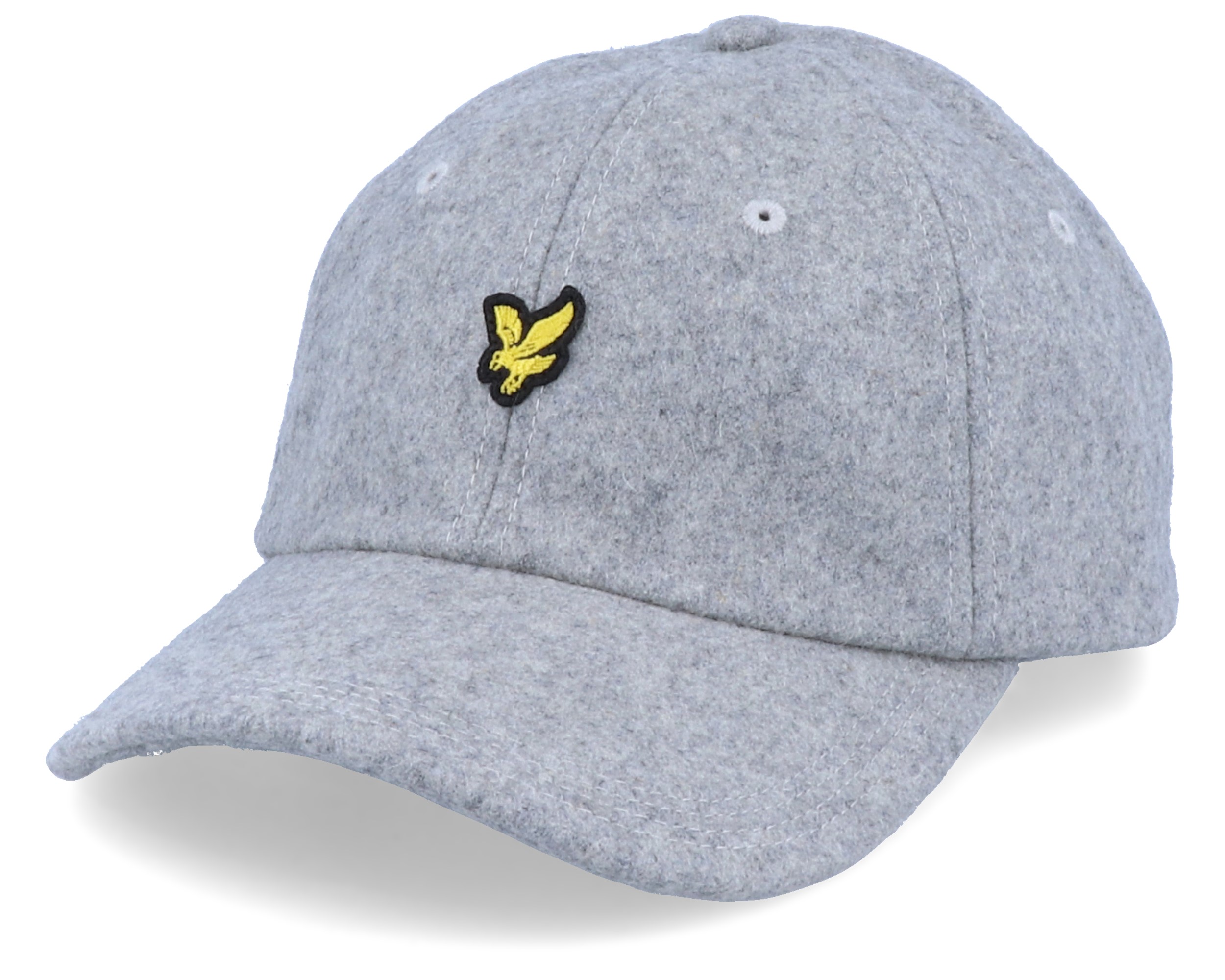 Wollen Cap Light Grey Marl Adjustable - Lyle & Scott cap ...