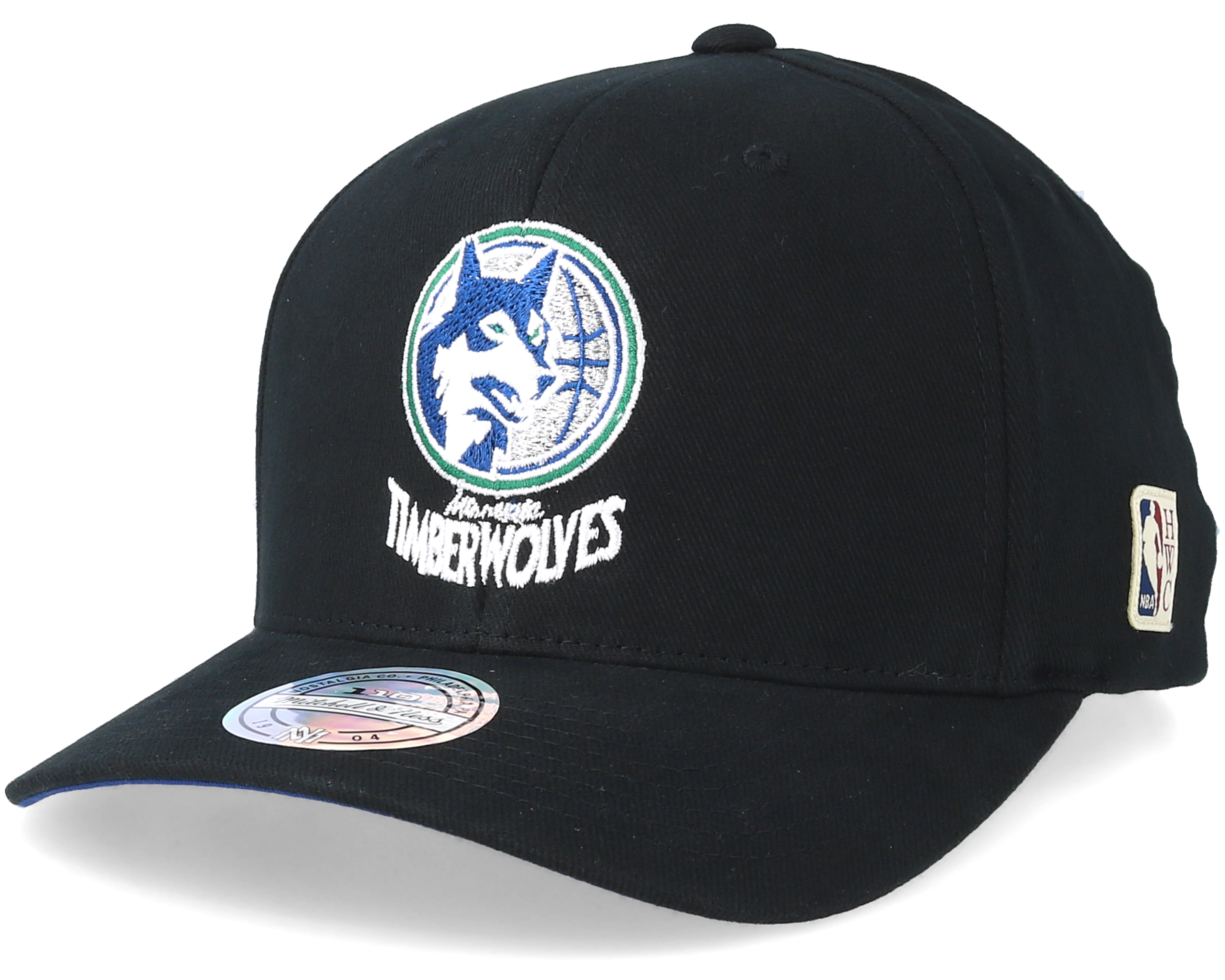 Minnesota Timberwolves Intl323 HWC Black 110 Adjustable - Mitchell ...