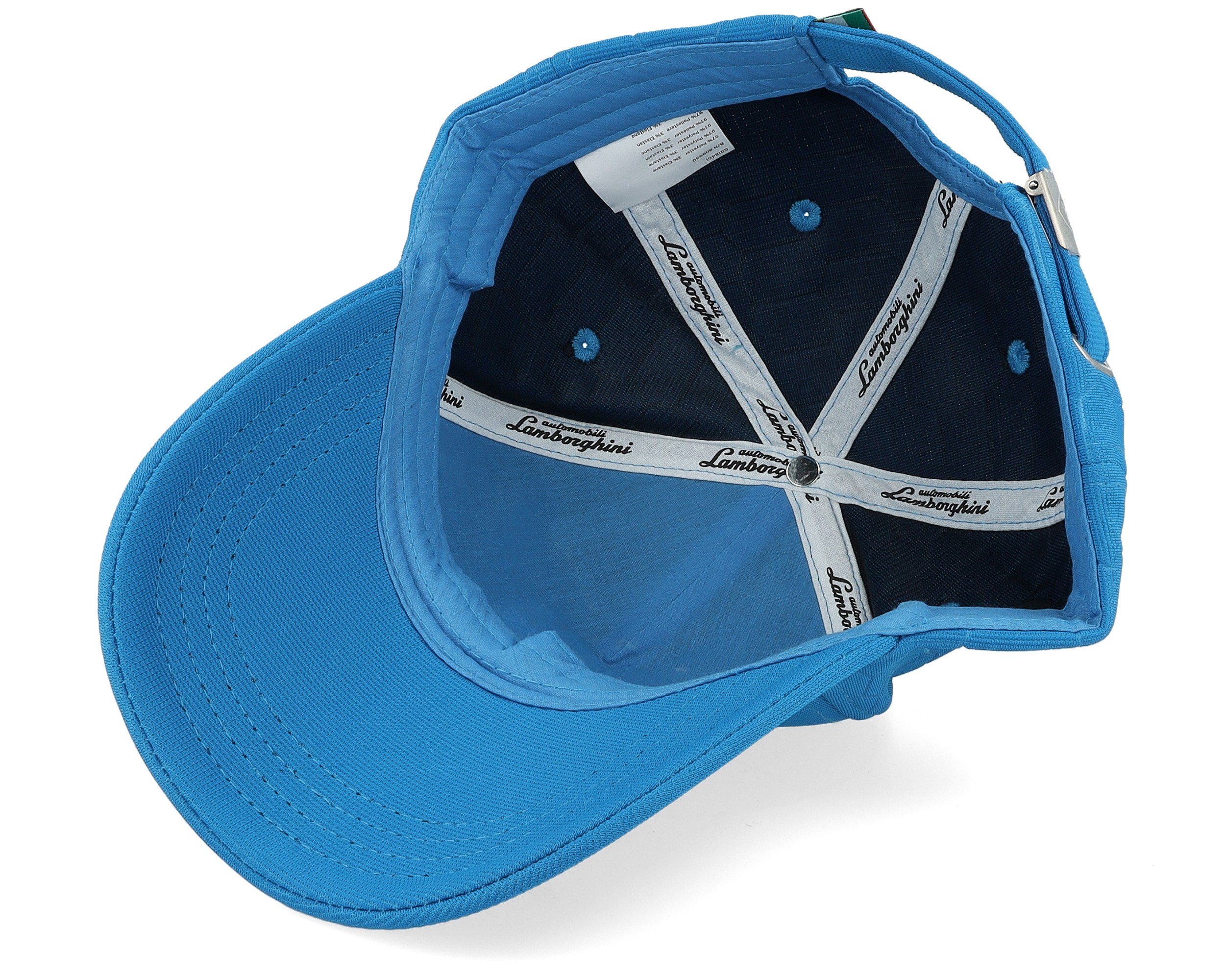 Lamborghini Travel Cap Blue A-Frame Adjustable - Lamborghini | Hatstore.com