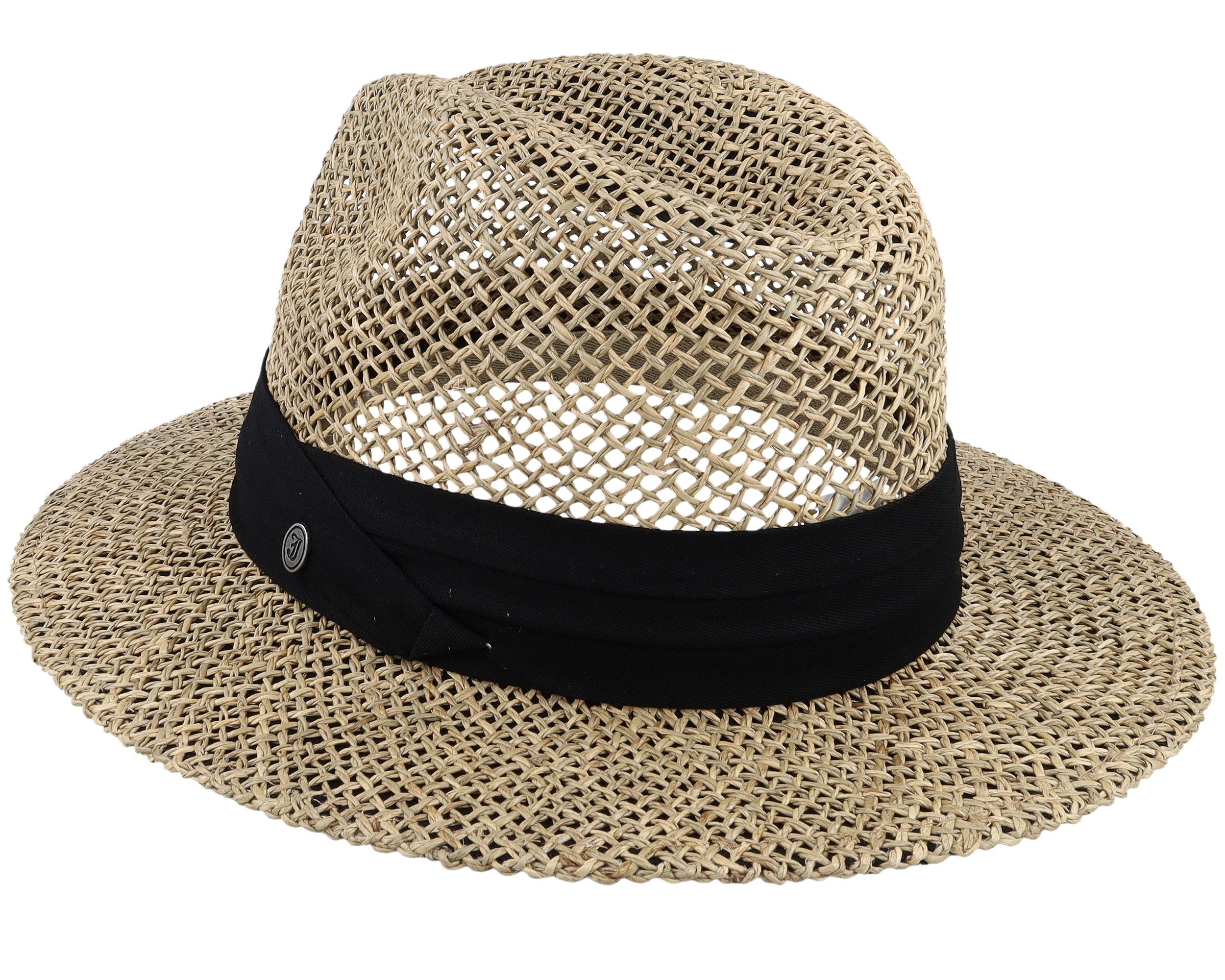 Seagrass Straw Safari Fedora Natural Straw Hat - Jaxon & James hat ...