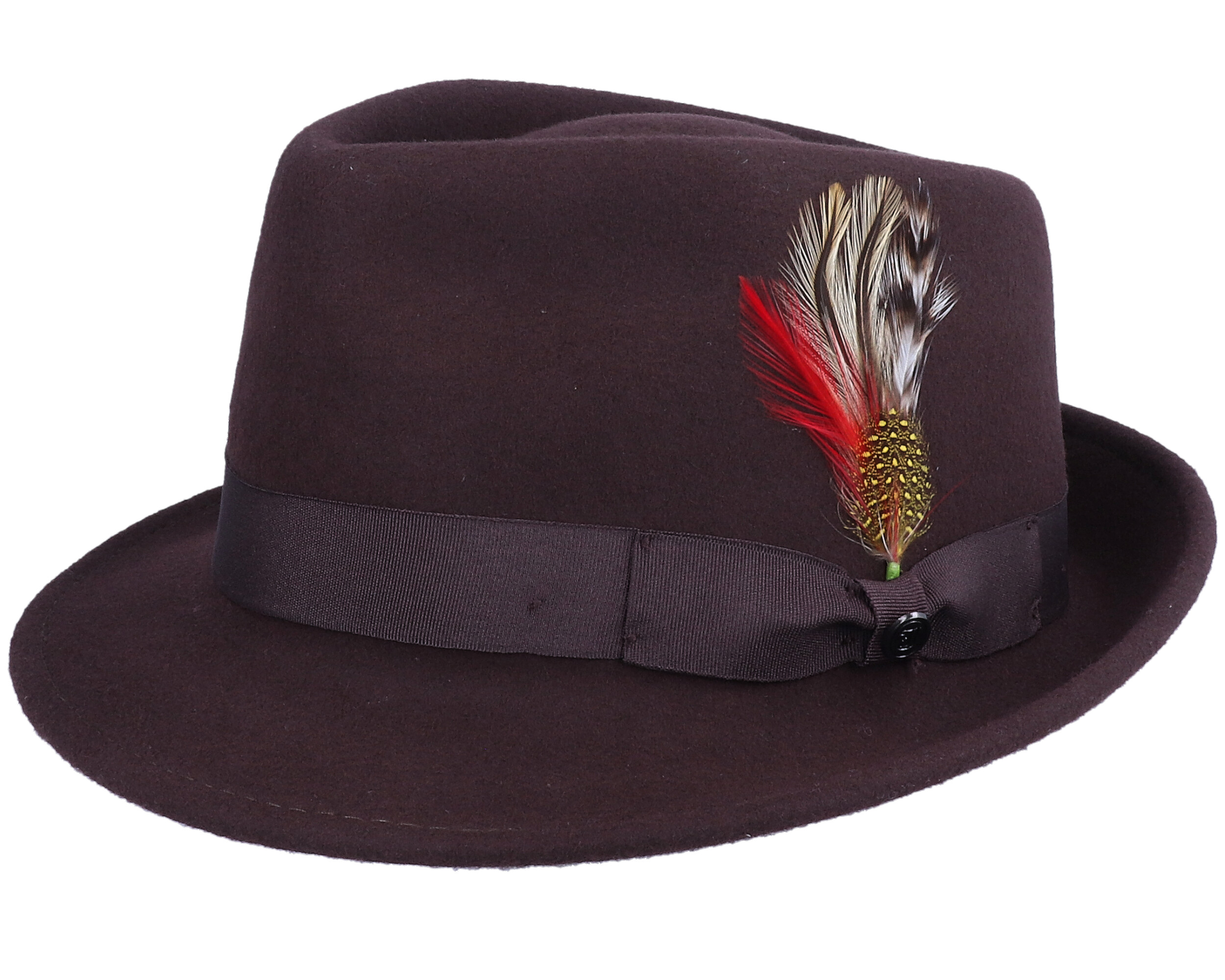 Detroit Brown Trilby | Hatstoreworld.com