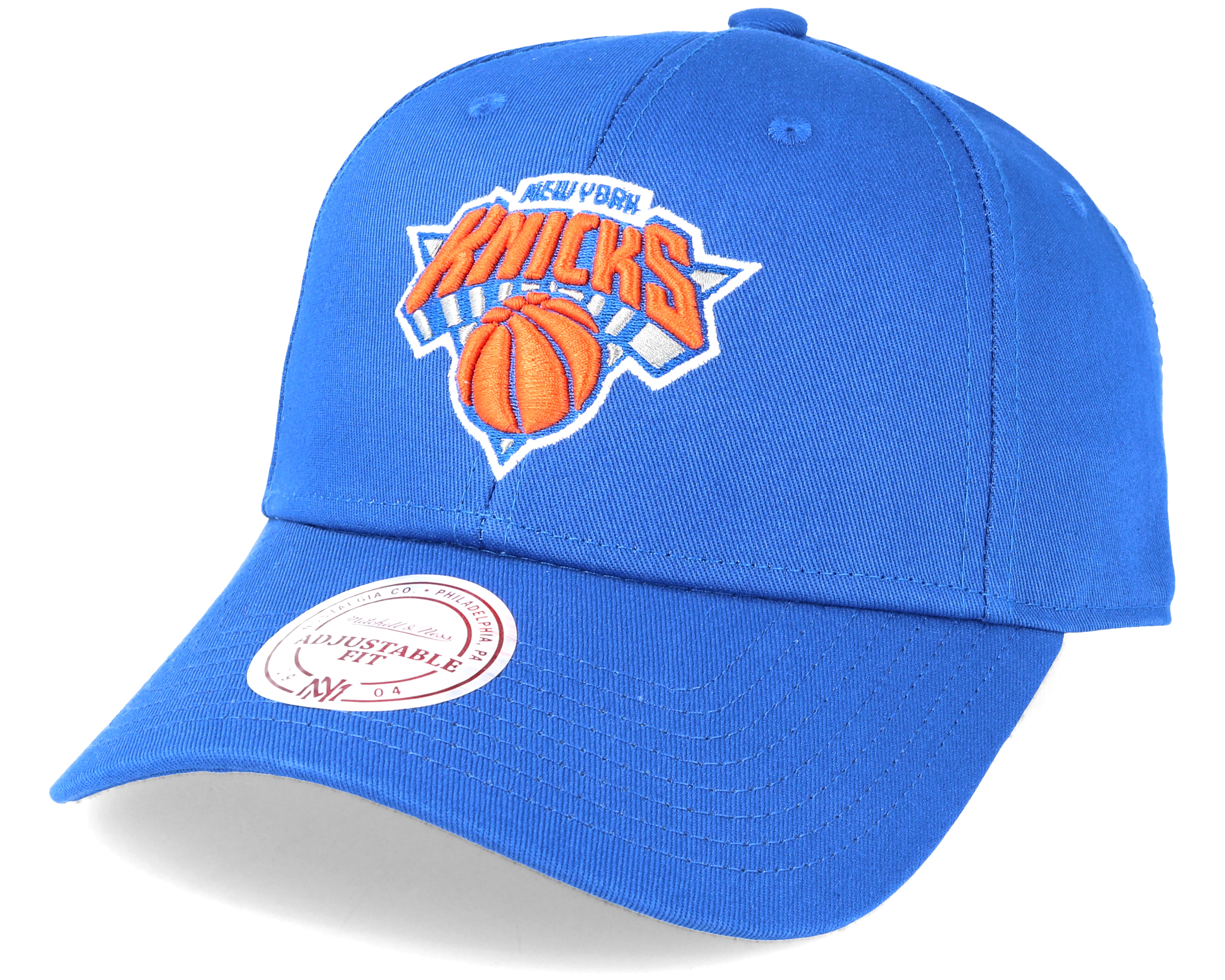 New York Knicks Team Logo Low Pro Strapback Royal Blue Adjustable ...