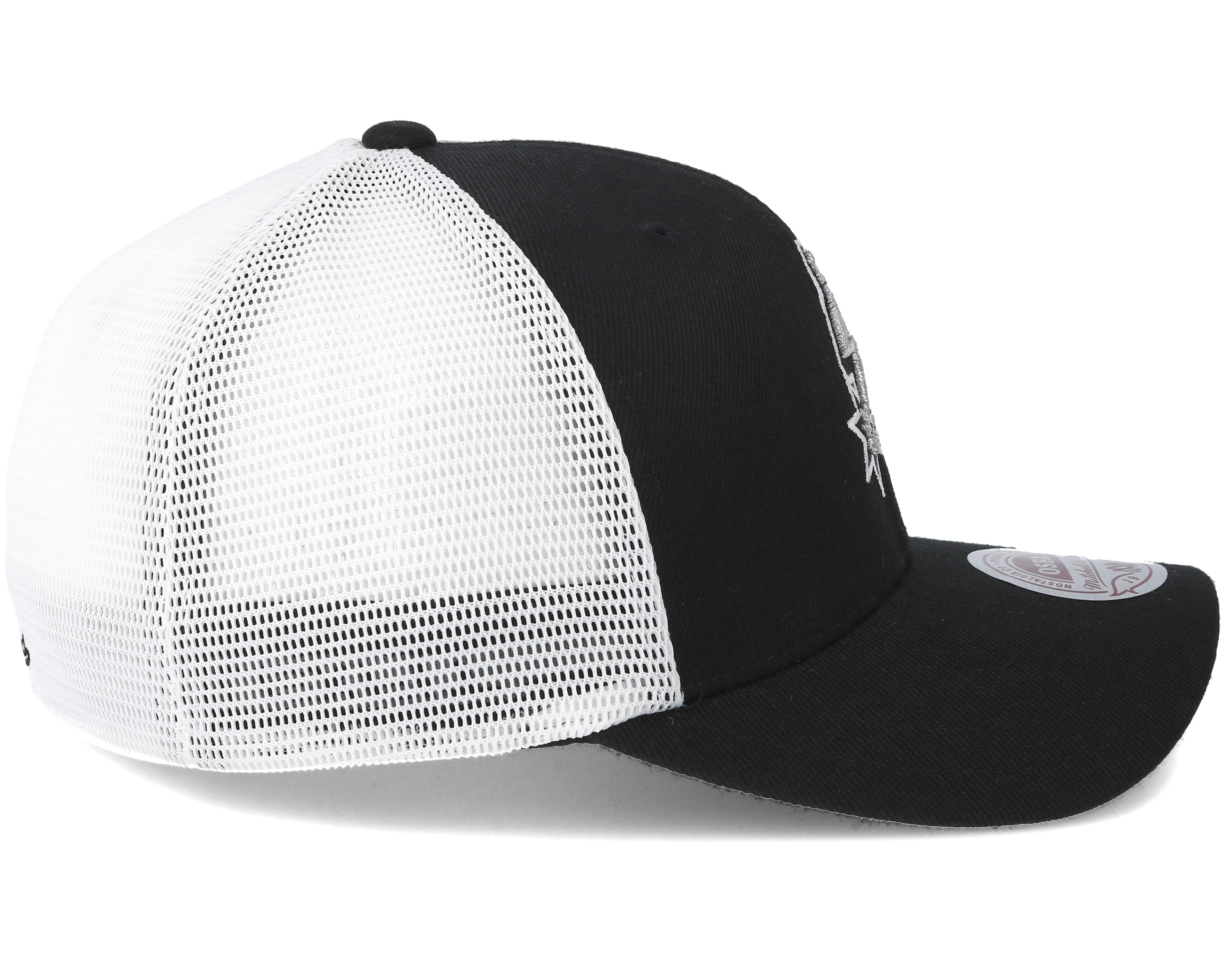 San Antonio Spurs Trucker Mesh Black Flexfit - Mitchell & Ness cap ...