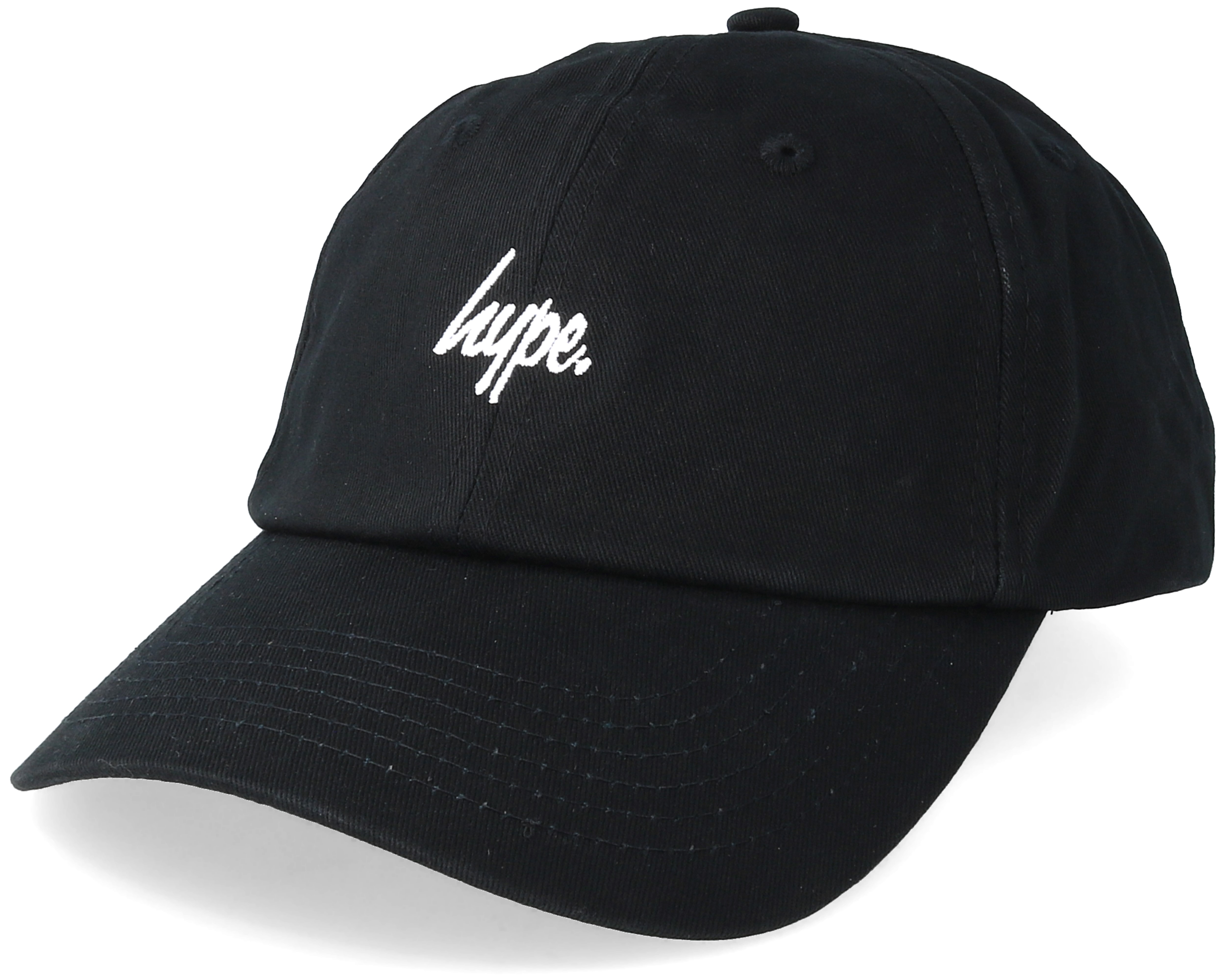 Script Dad Cap Black/White Adjustable | Hatstoreworld.com