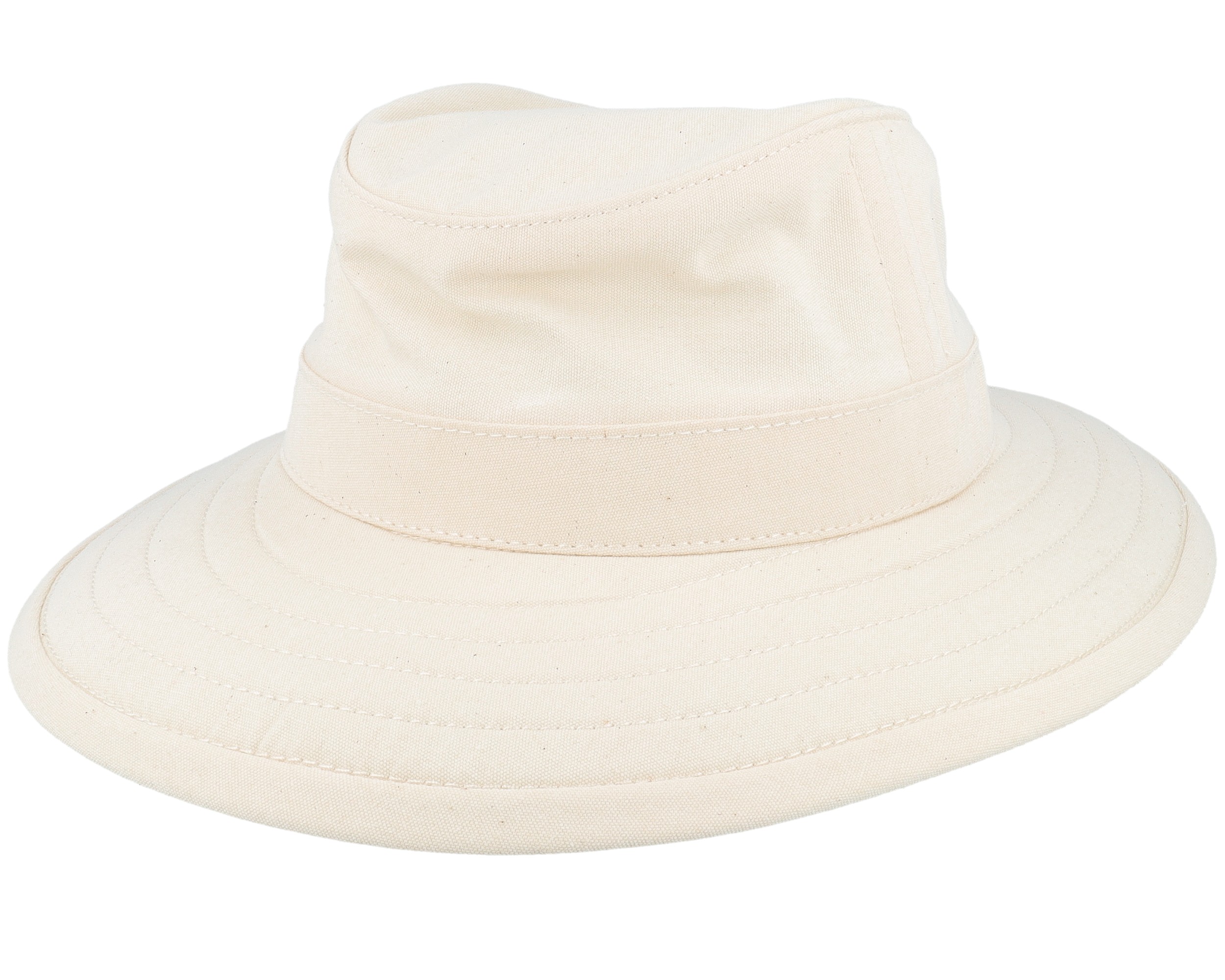 Cotton Canvas Packable Ivory Sun Hat | Hatstoreworld.com