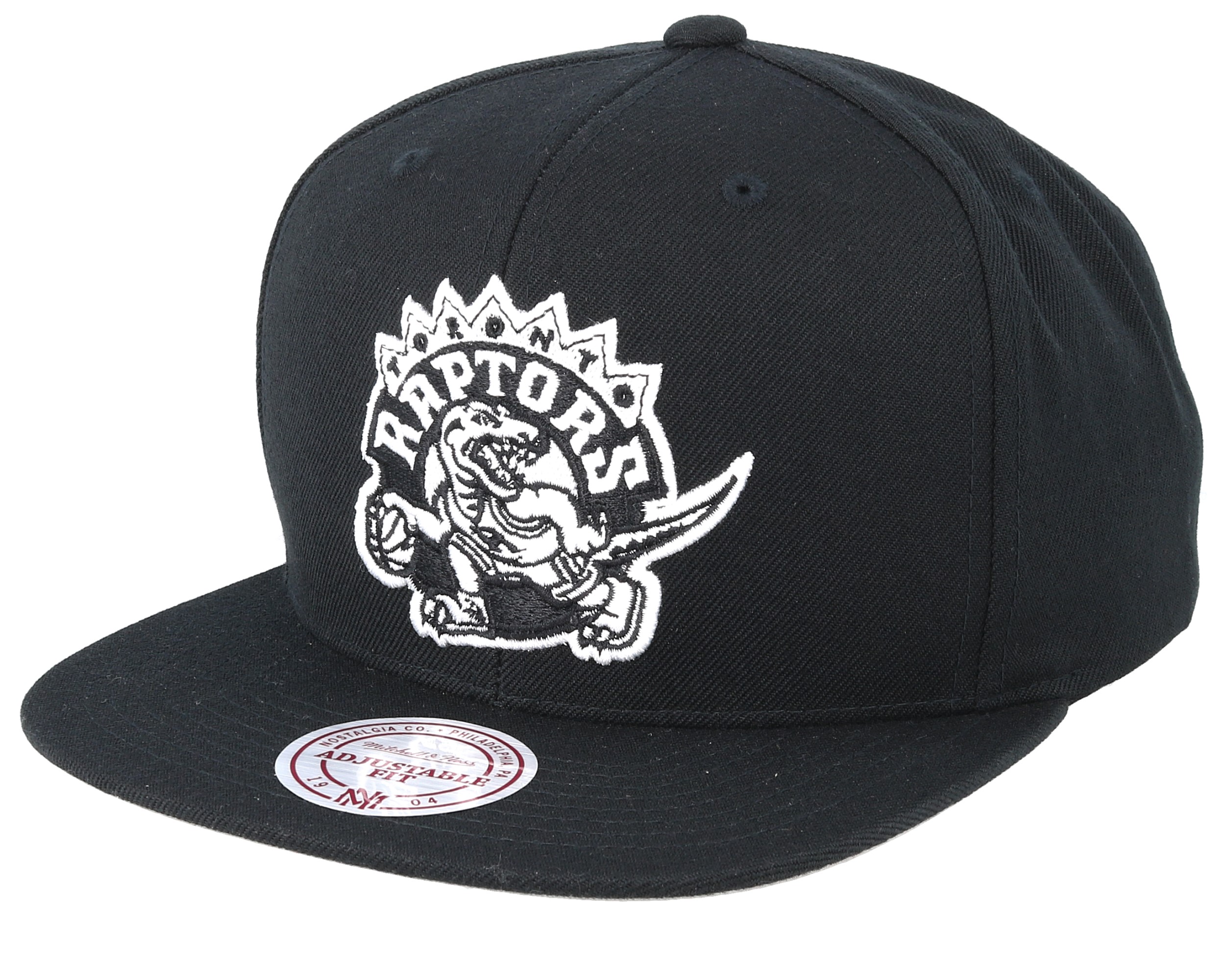 Toronto Raptors Wool Solid Black Snapback | Hatstoreworld.com