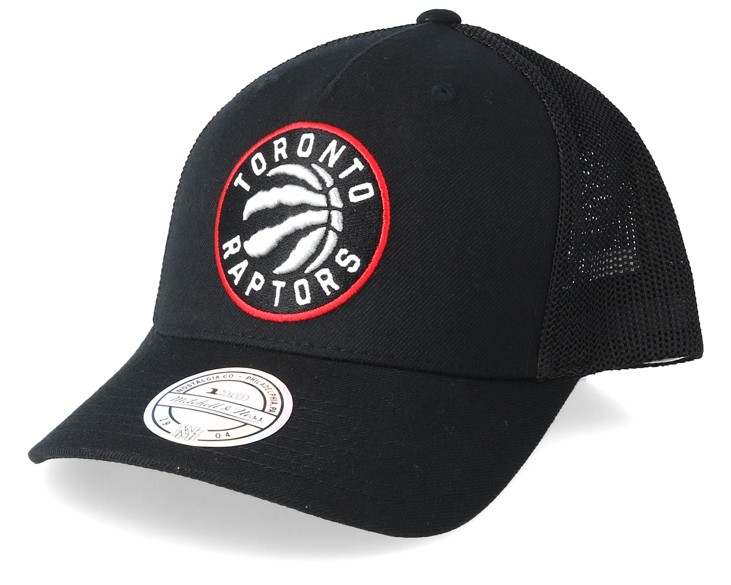 Toronto Raptors Fuse 110 Black Trucker | Hatstoreworld.com