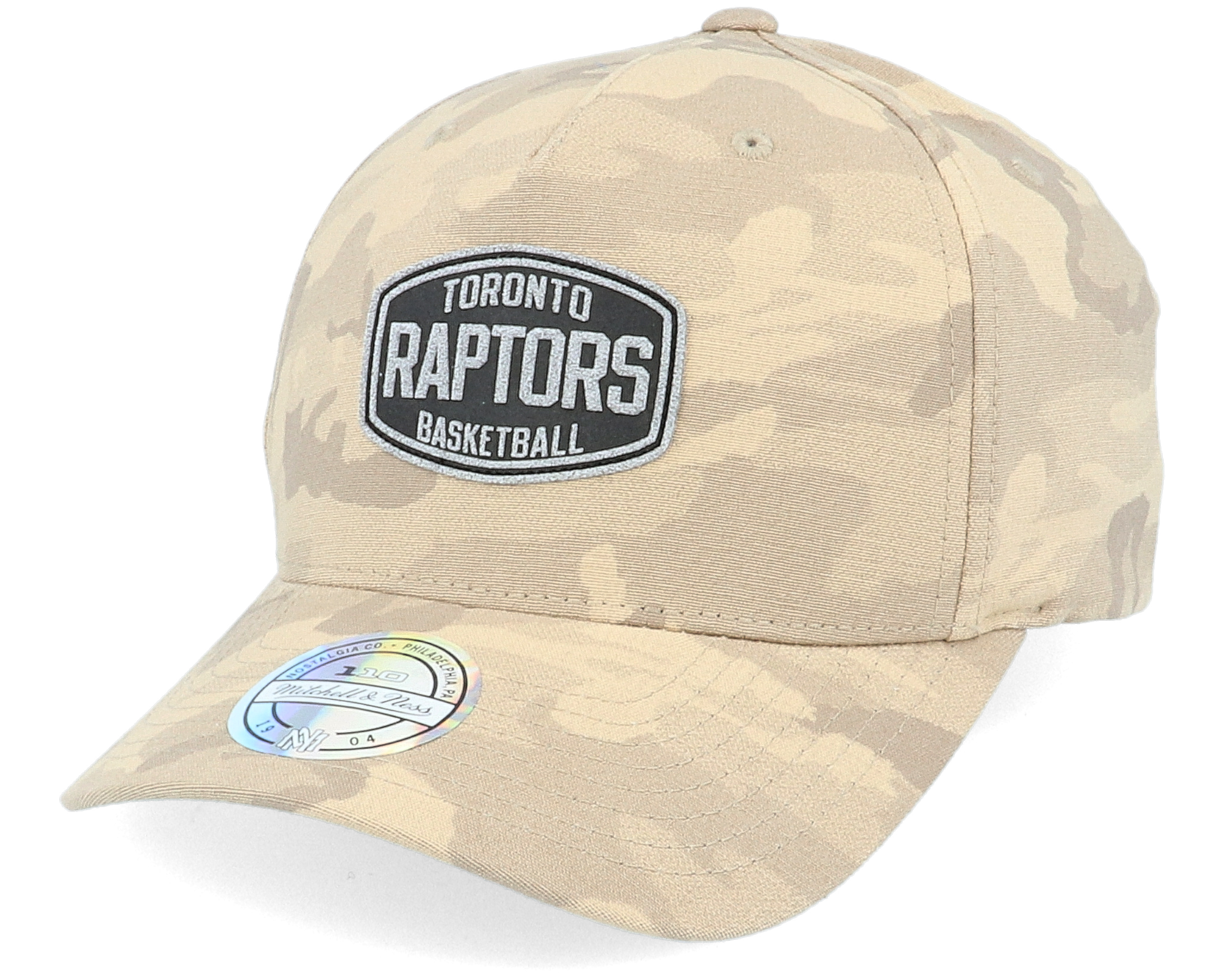Toronto Raptors Camo Khaki 110 Adjustable - Mitchell & Ness ...