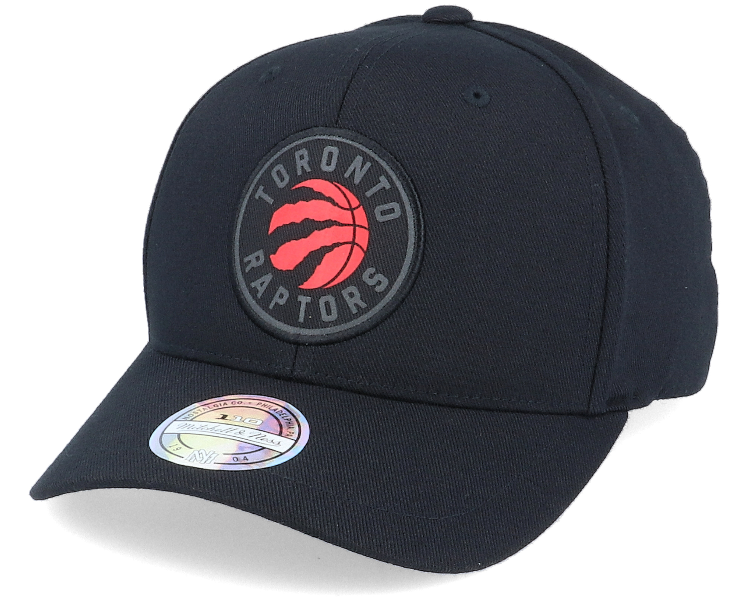Toronto Raptors Siege Black 110 Adjustable - Mitchell & Ness cap ...