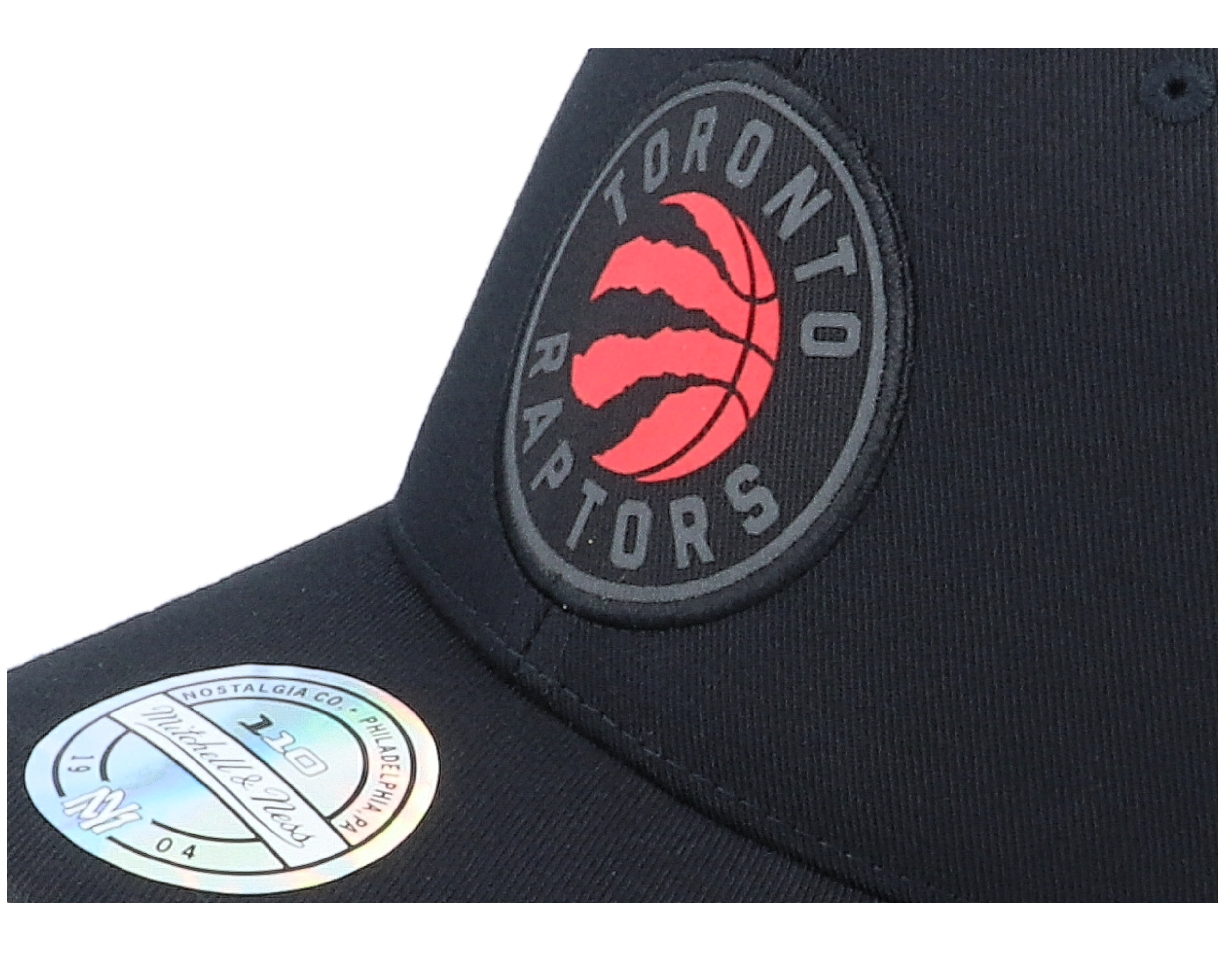 Toronto Raptors Siege Black 110 Adjustable - Mitchell & Ness cap ...