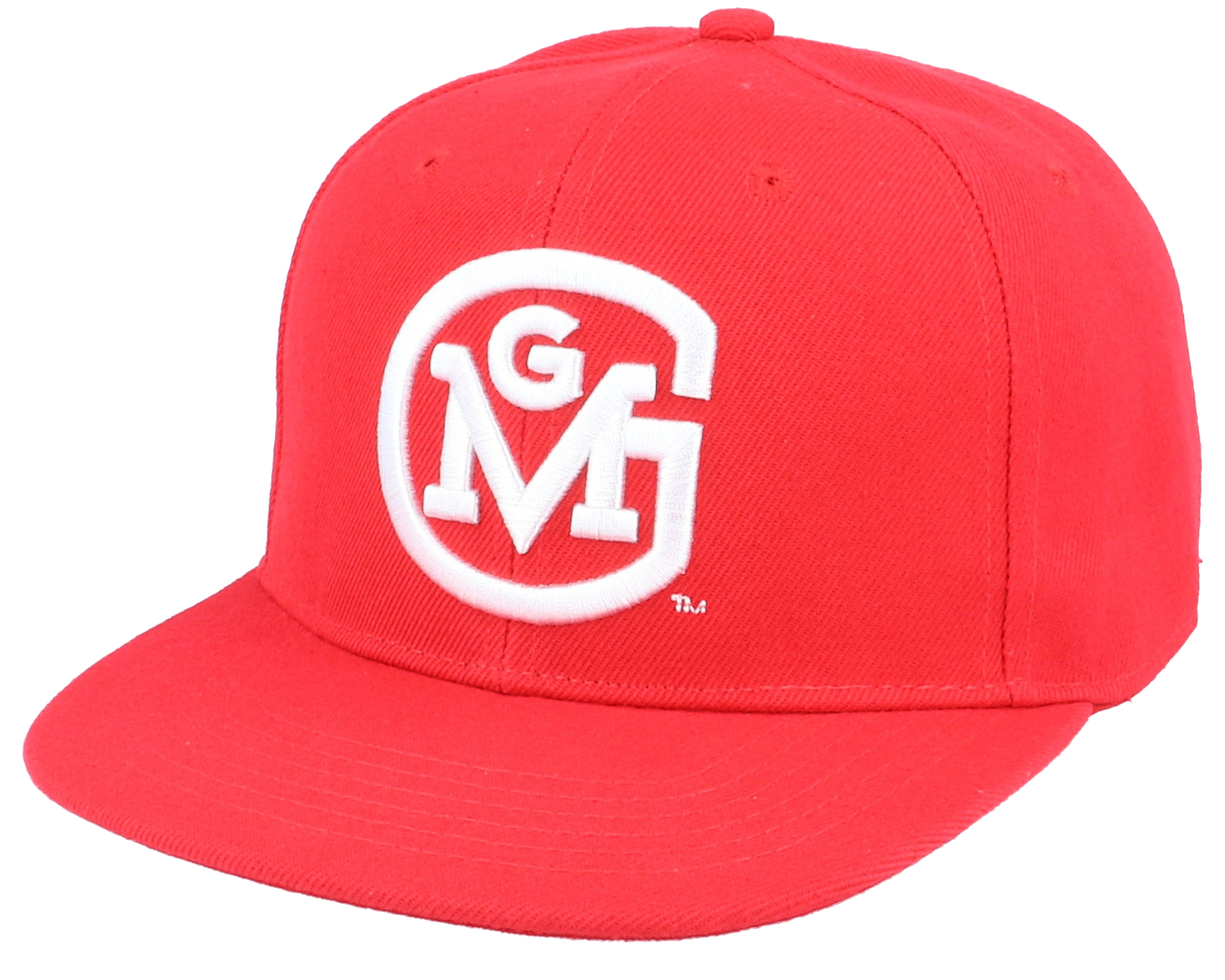 3D Initial Logo Red/White Snapback - Gas Monkey | Hatstore.com