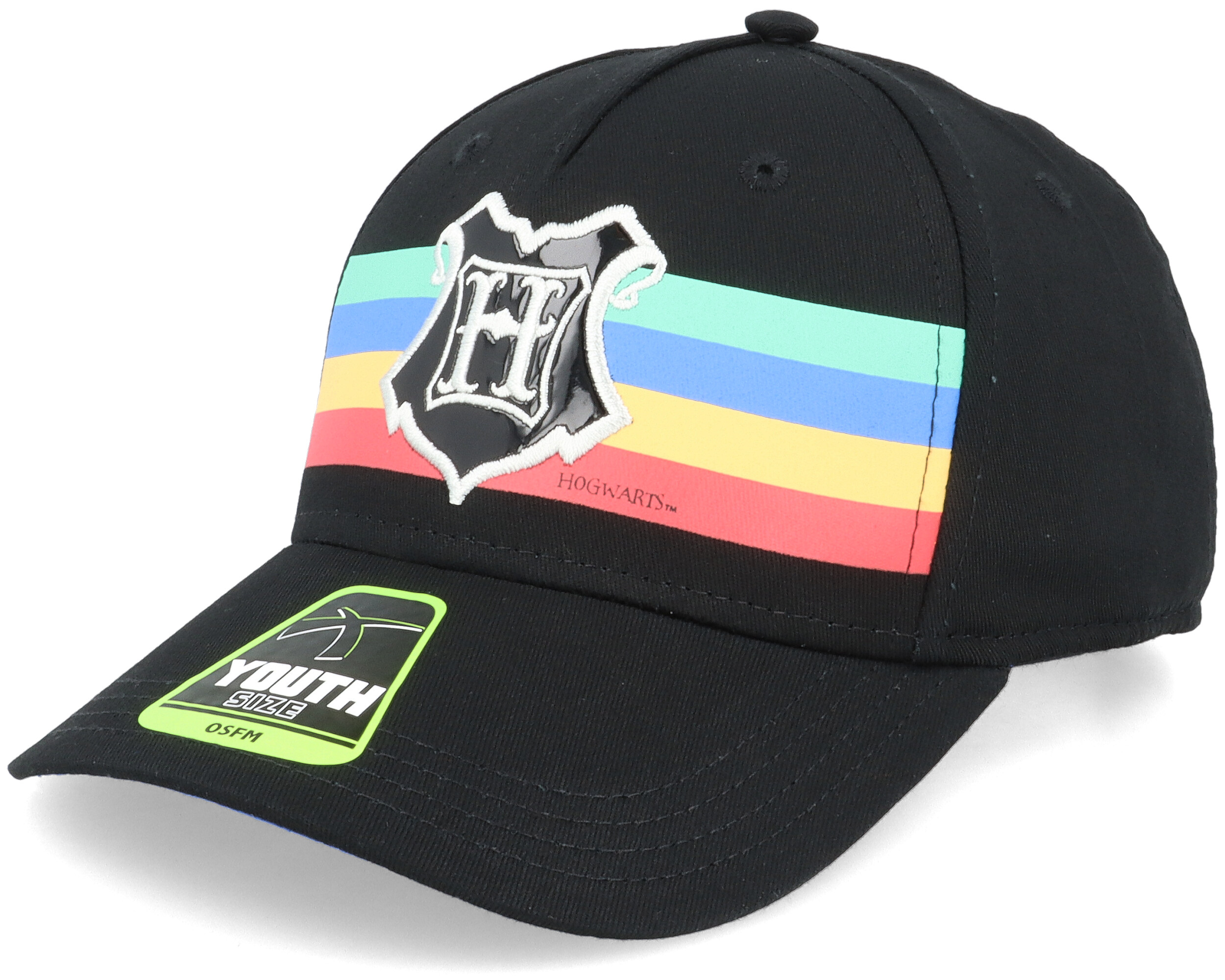 Harry Potter Hogwarts Rainbow Black Adjustable - Hatstore.se
