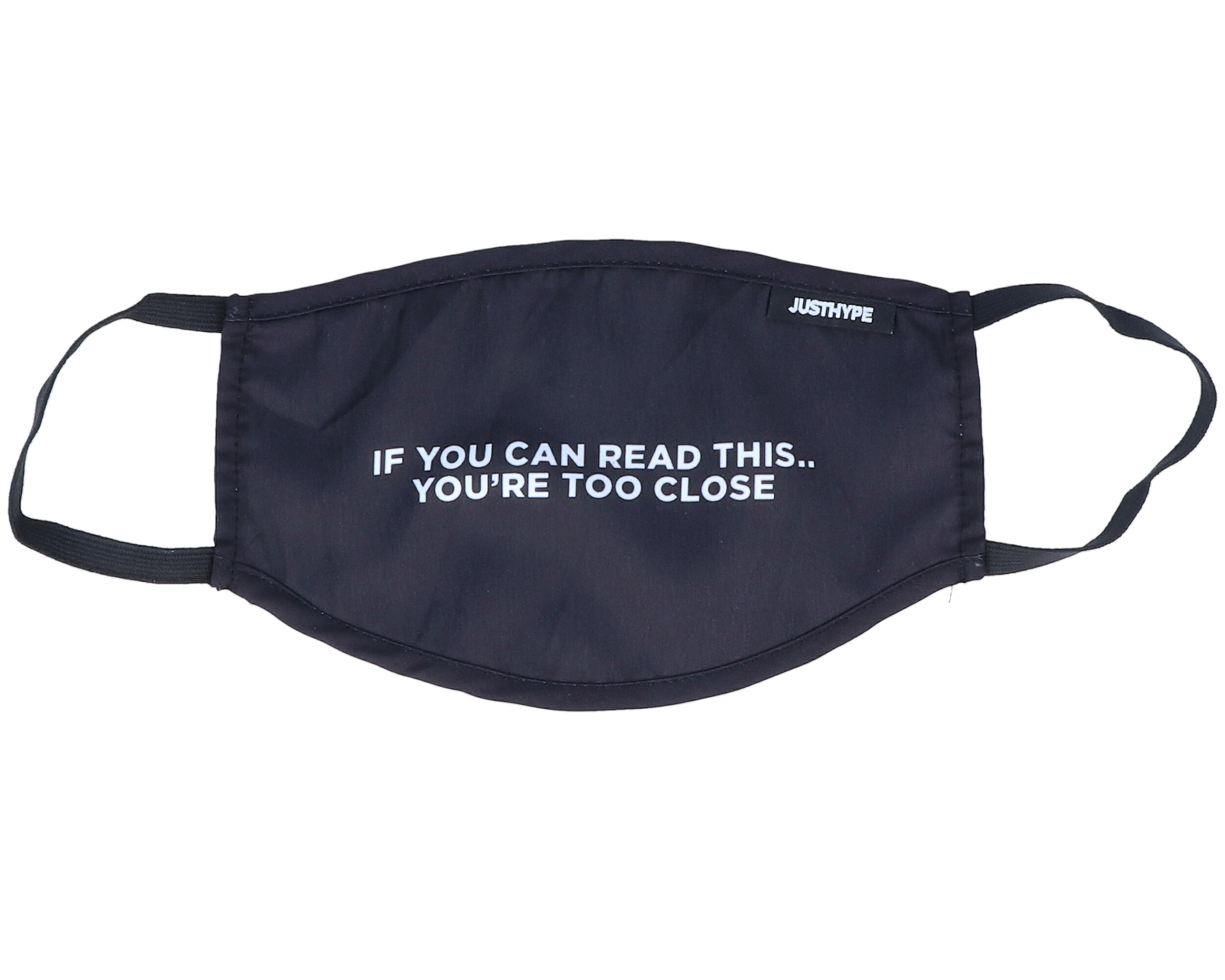 Too Close Black Face Mask - Hype face mask | Hatstoreworld.com