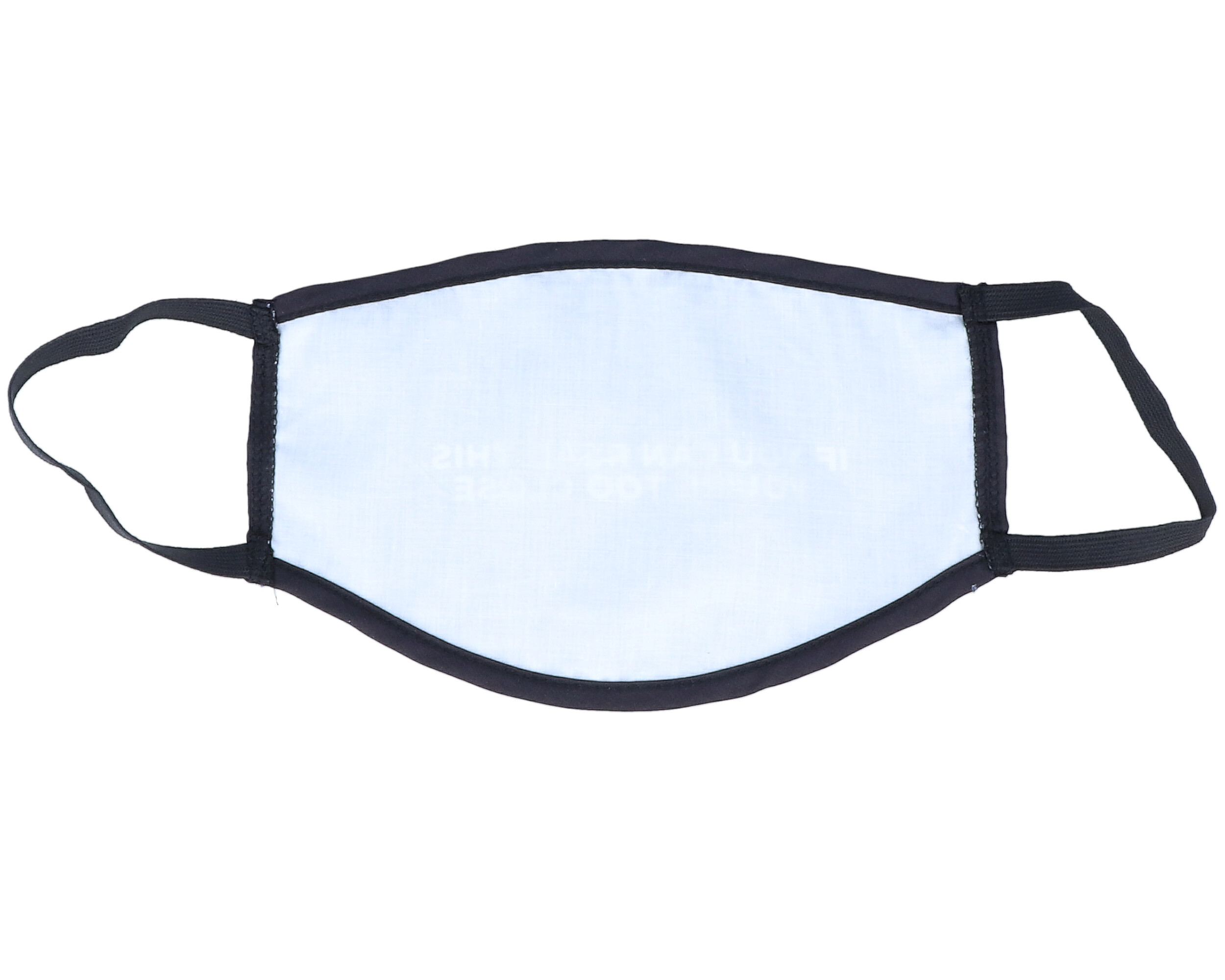 Too Close Black Face Mask - Hype | Hatstoreworld.com