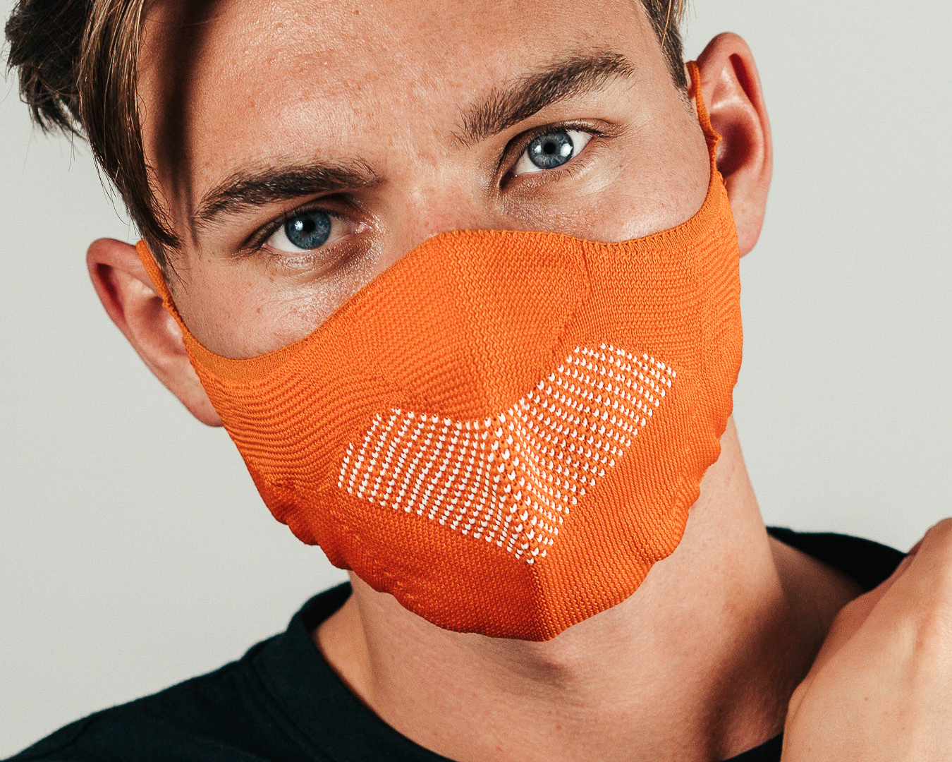 Orange Knit Orange Face Mask - Hype | Hatstoreworld.com